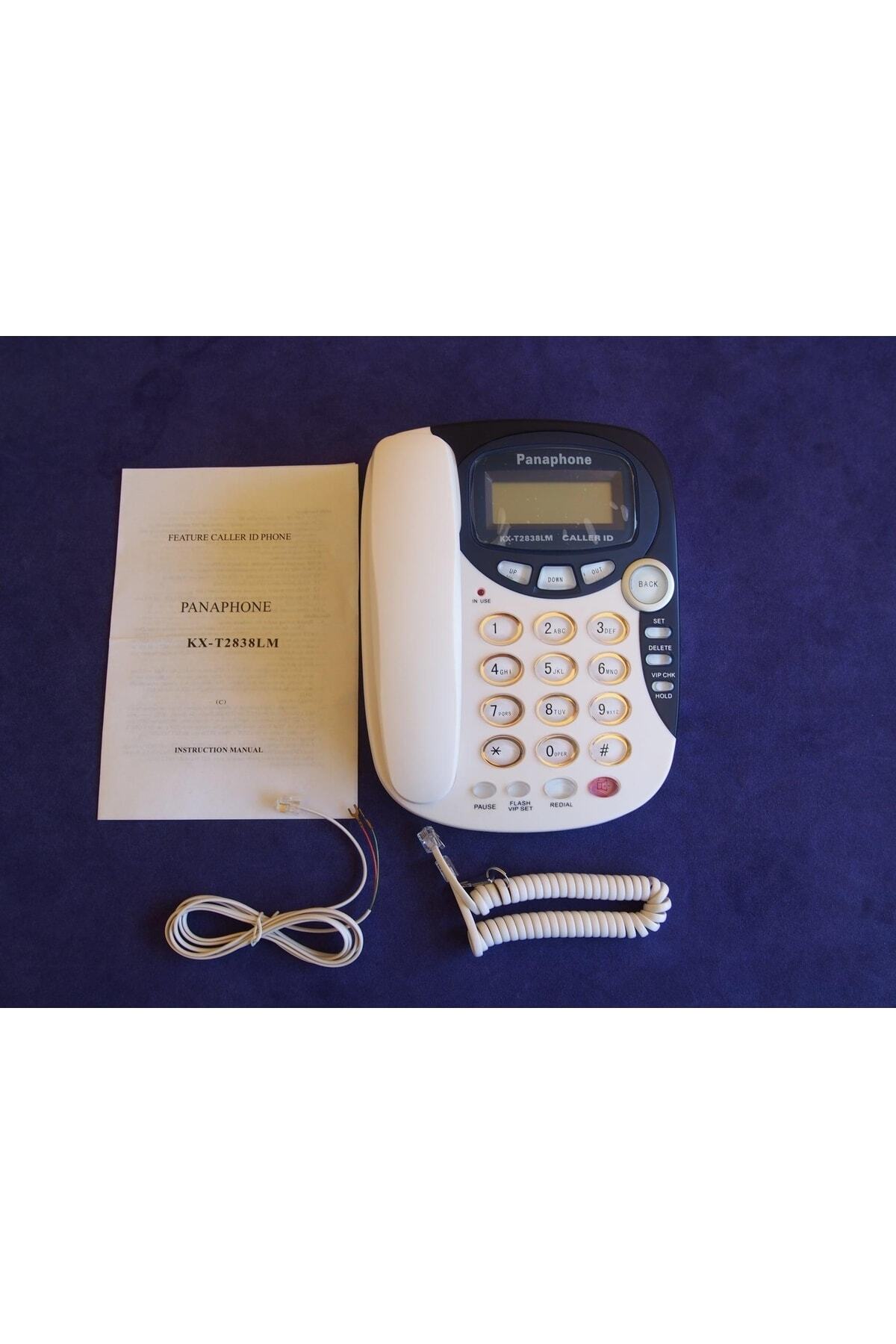 Panaphone Kx-t2838lm Çift Renk Masaüstü Kablolu Ev Telefonu (beyaz ...