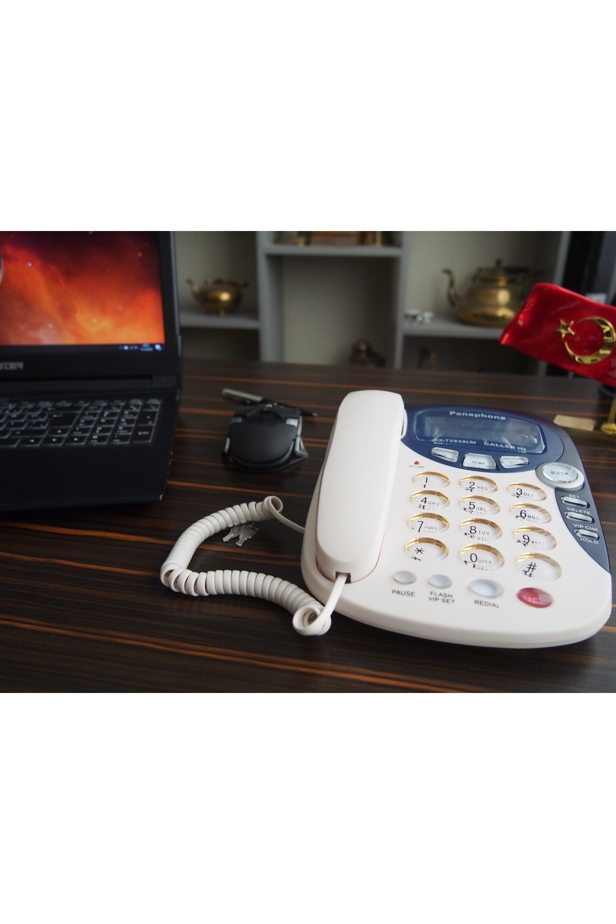 Panaphone Kx-t2838lm Çift Renk Masaüstü Kablolu Ev Telefonu (beyaz ...