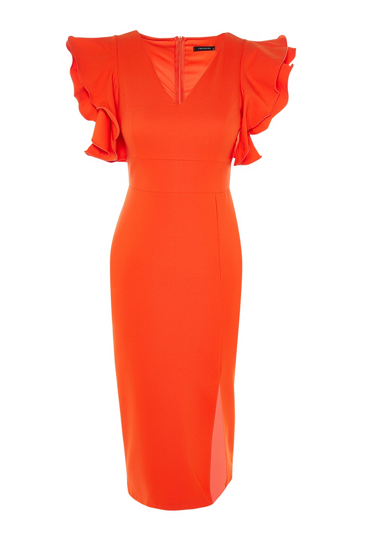 Trendyol Collection Rochie de seară elegantă, țesută cu flori de rodie ...