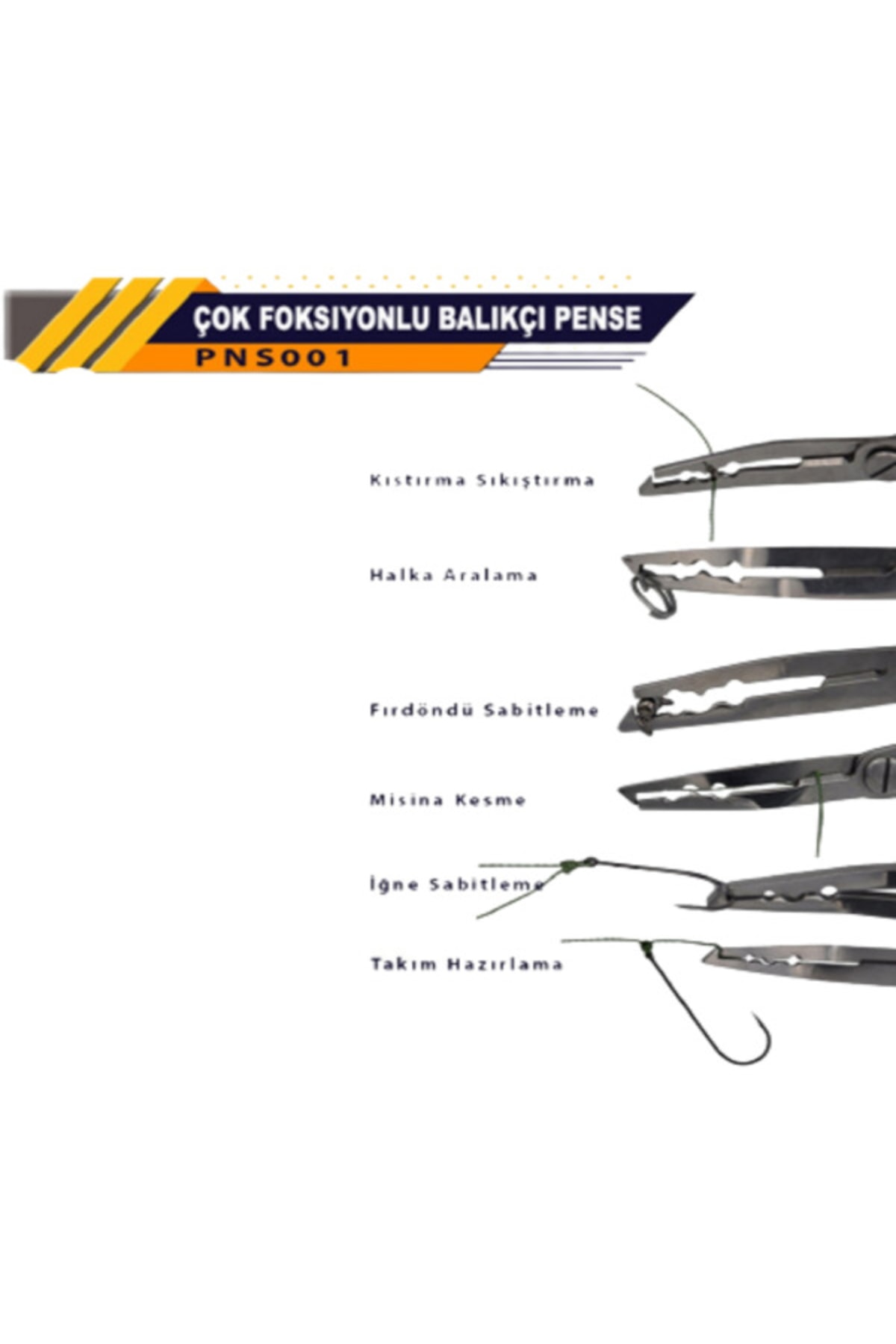 BAUER Grıpper 22 Cm Balık Tutucu ,pense Kılıflı (PLIERS) Ve 2 Adet ...