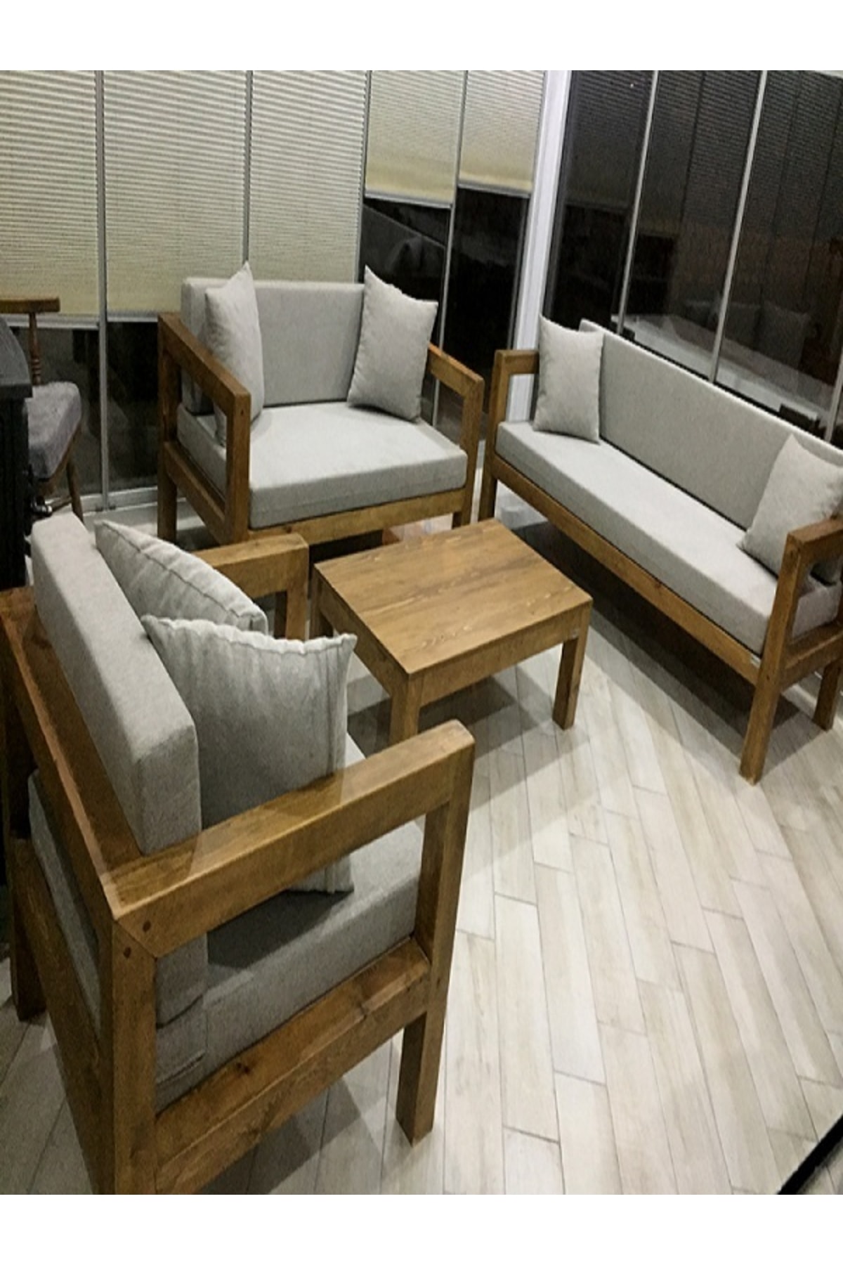 ömür konsept ahşap 3 2 1 Bahce Balkon Oturma Grubu Fiyatı, Yorumları ...