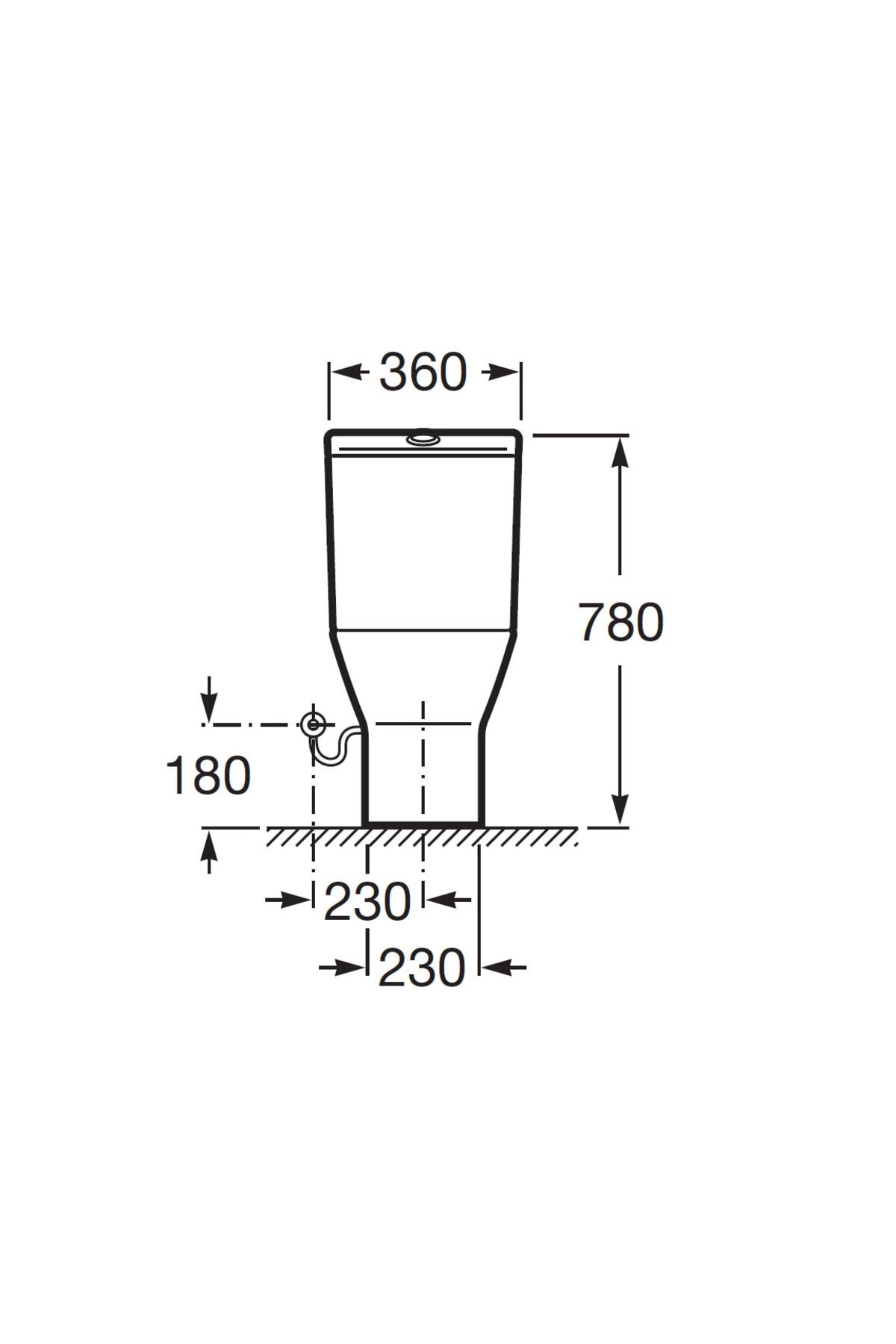Roca Çift Sifonlu 6,3 lt Klozet Rezervuarı Fiyatı, Yorumları - Trendyol