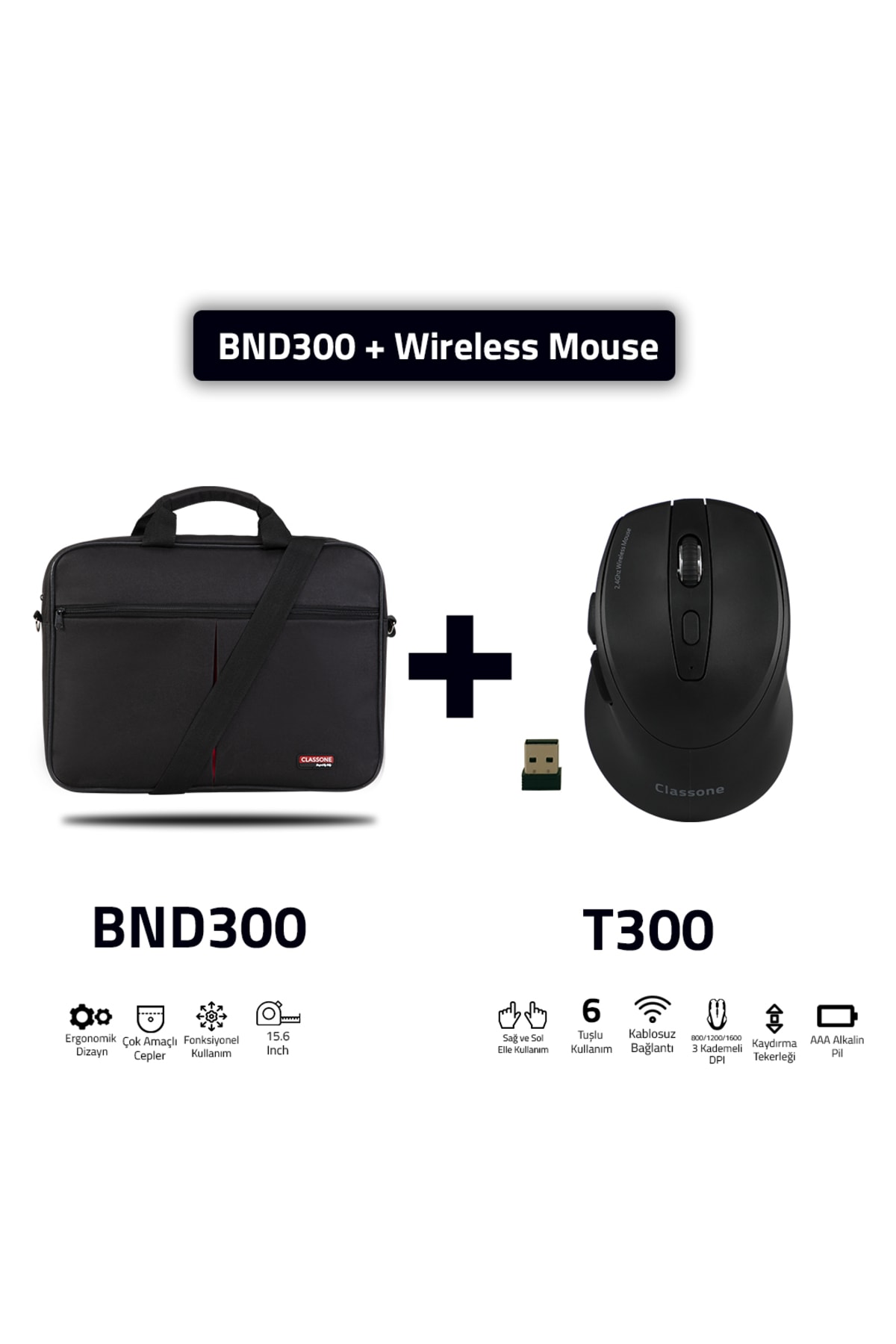 Classone Bnd300-t300 - Eko Serisi 15,6 Inç Laptop ,notebook El Çantası ...