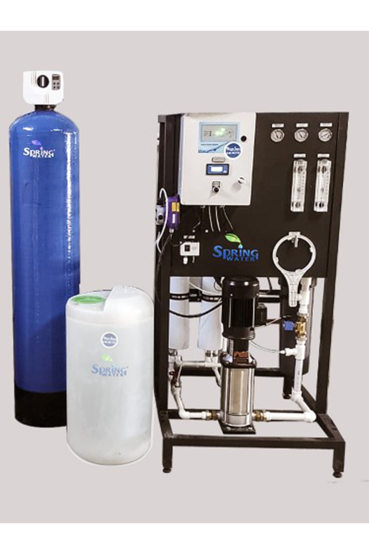 Spring Water Traverten Ozmoz Günde 5 Ton Ters Ozmoz Su Arıtma Sistemi ...