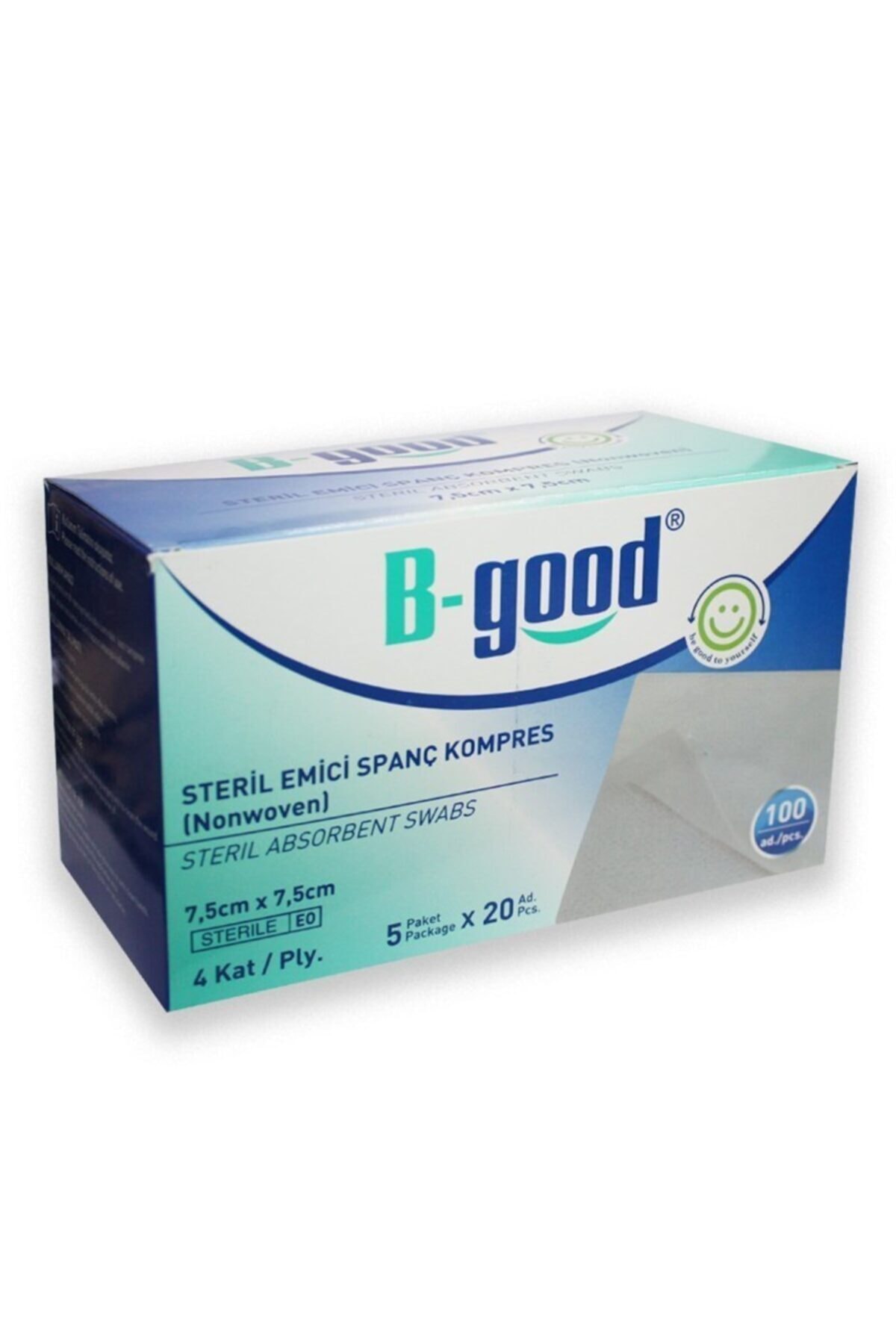B-GOOD B Good Emıcı Kompres 7,5*7,5 Cm 100'lü - Fiyatı, Yorumları