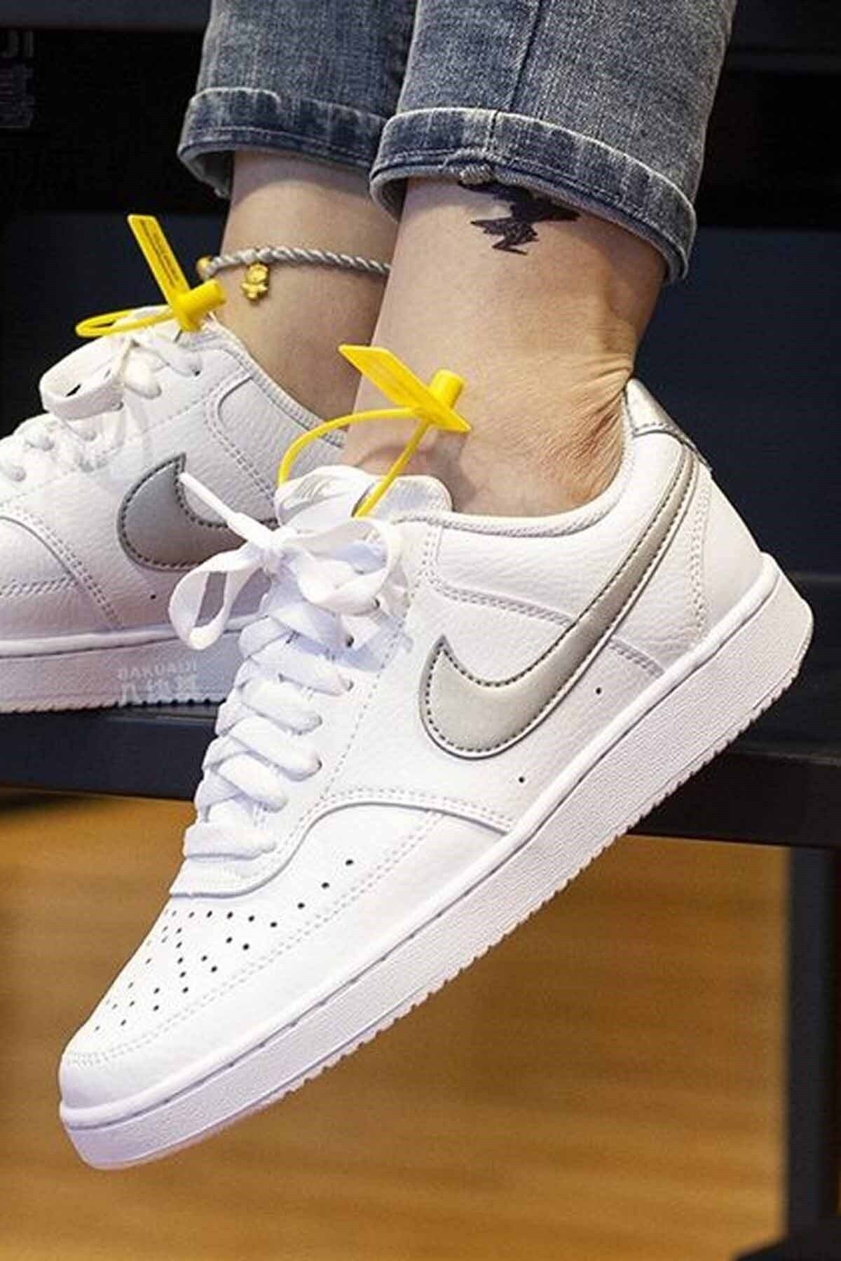 Nike Wmns Court Vision Low Kadın Günlük Spor Ayakkabı Cd5434-111-beyaz ...