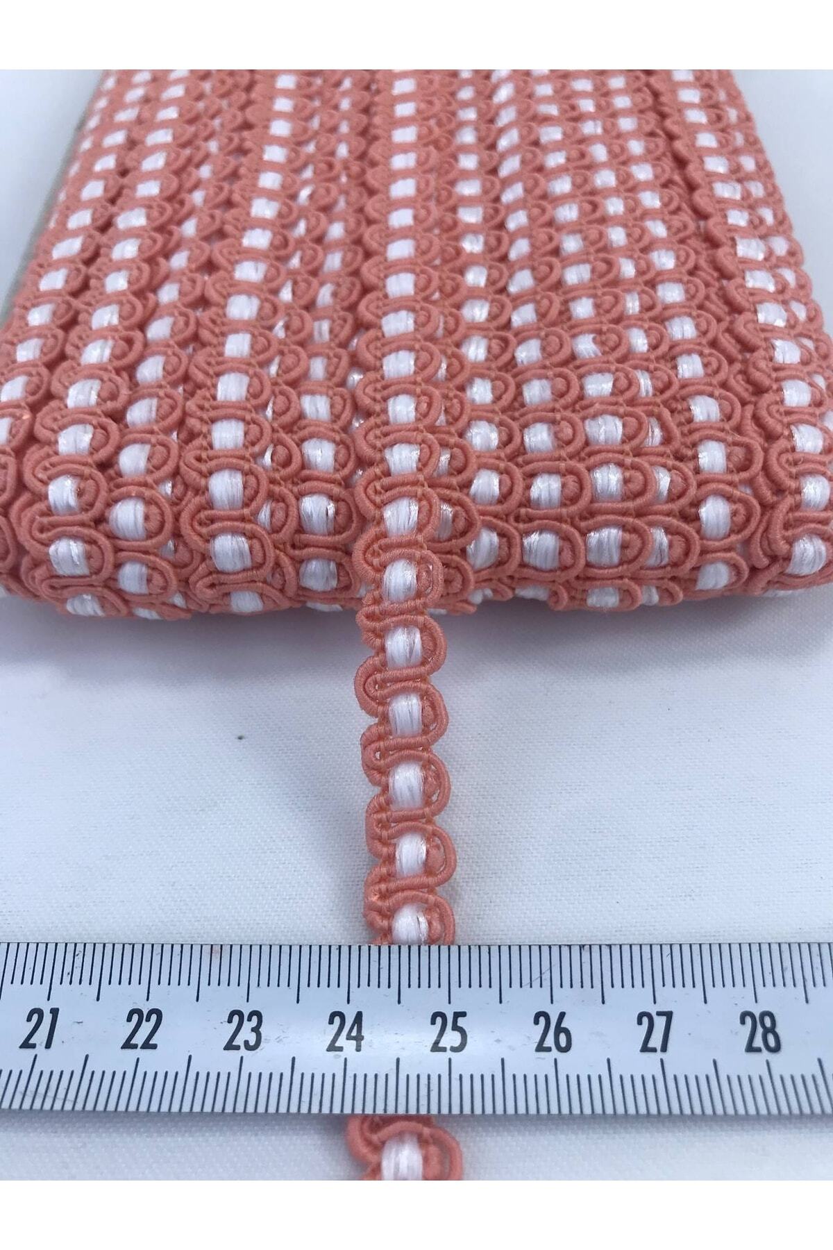 Bontex 5 Metre Paketleme Süsleme Kenar Süsü Için Yavruağzı Beyaz Kareli ...