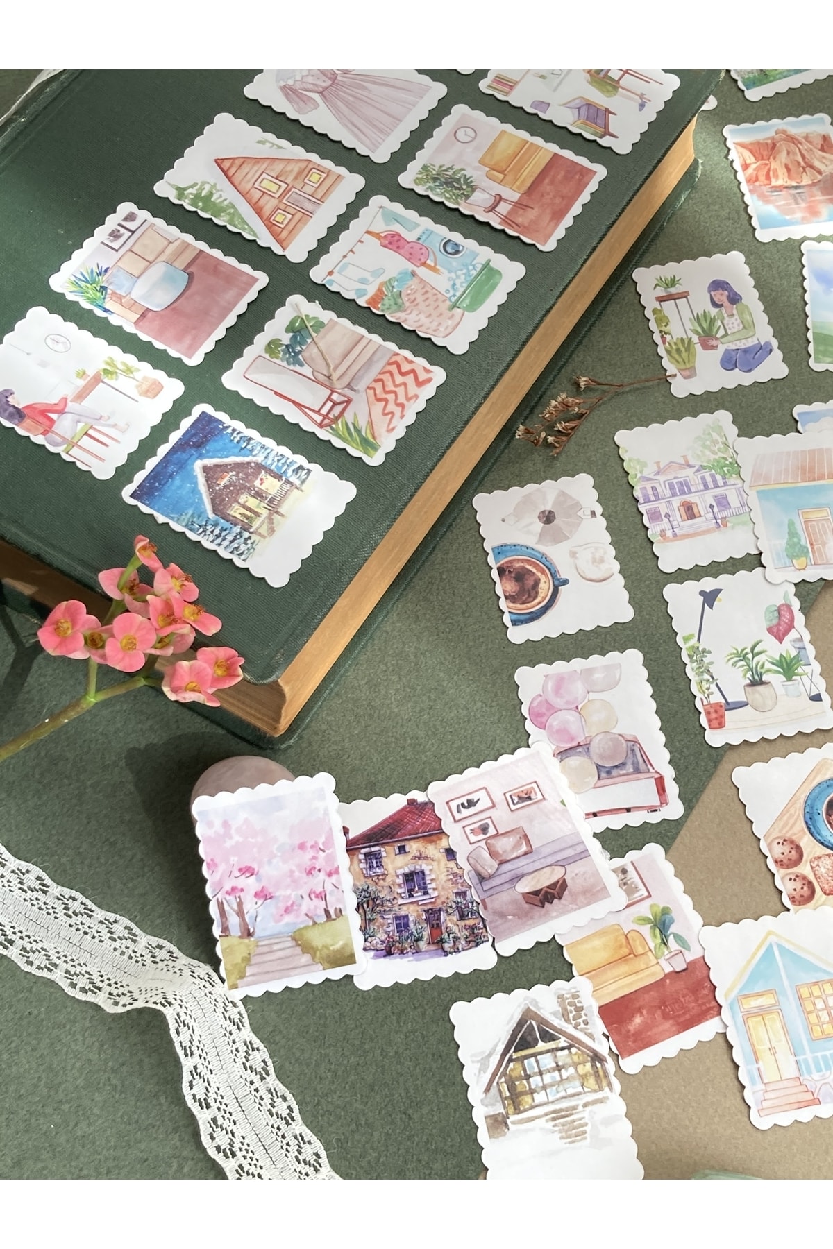 Hume Craft Huzur Temalı Pul Sticker Bullet Journal Ajanda Planlayıcı ...