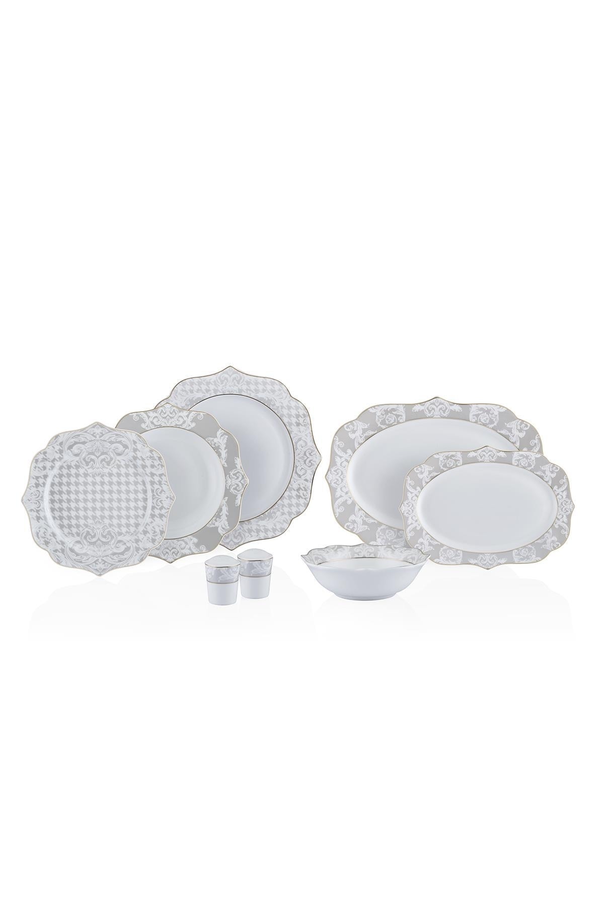 Neva N3353 Berry Romantik 56 Parça 12 Kişilik Yemek Takımı-kazayağı ...