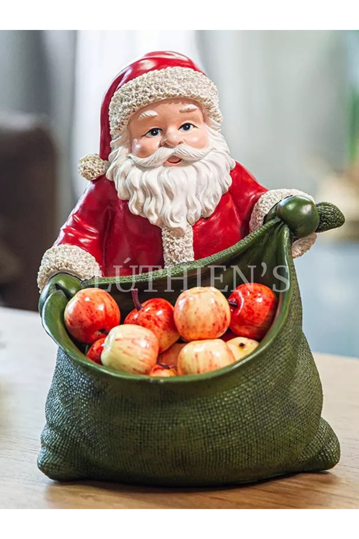 Luthien Yılbaşına Özel Dekoratif Noel Baba Sunumluk Biblo Çerezlik ...