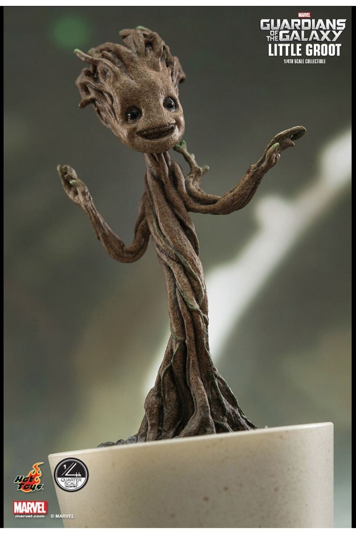 Hot Toys Marvel Guardians Of The Galaxy Movie Masterpiece Little Groot 1:4 Collectible Figure ...