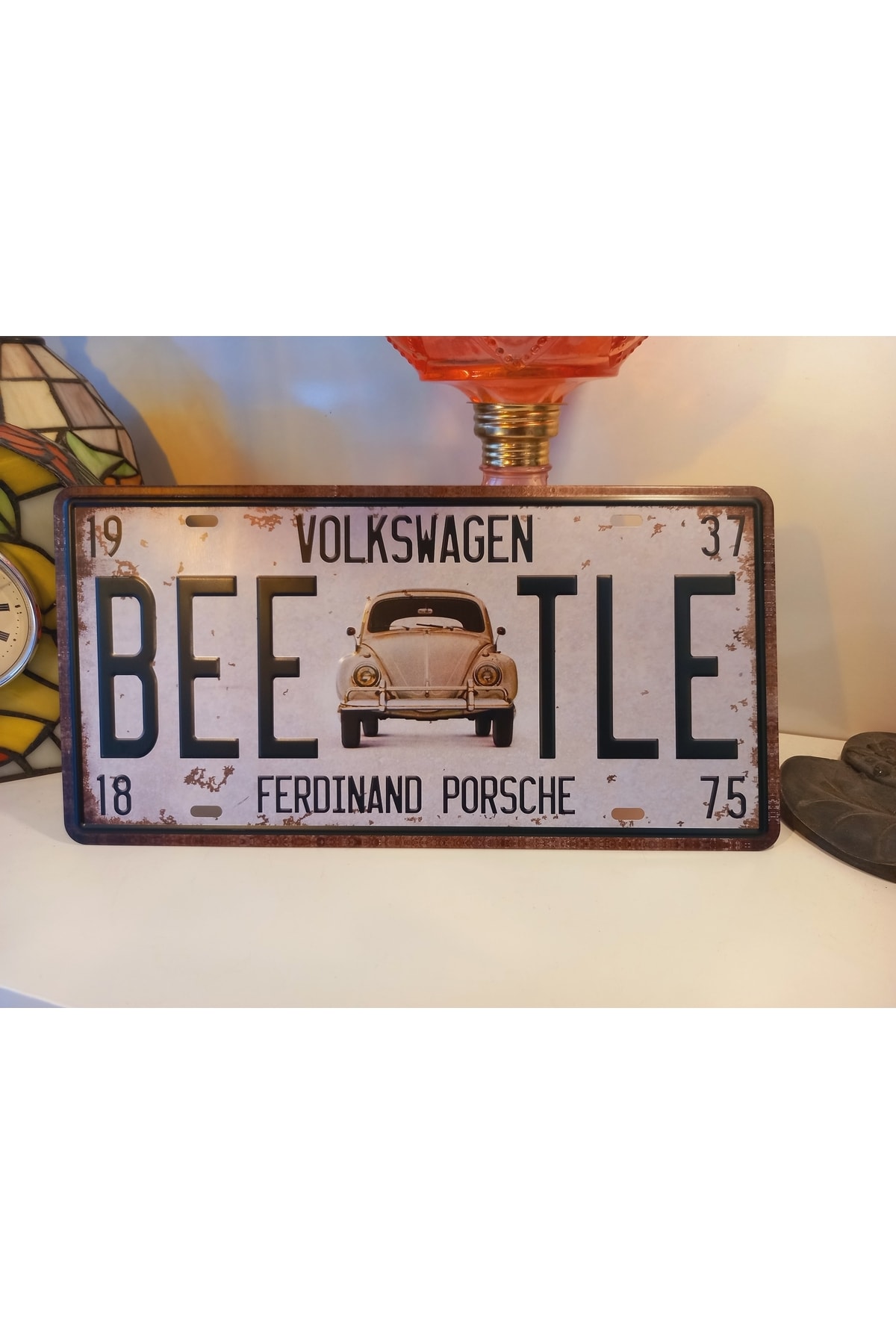 SUPERSTOK Vintage Metal Plaka Kabartmalı Dekoratif Plaka Fiyatı ...