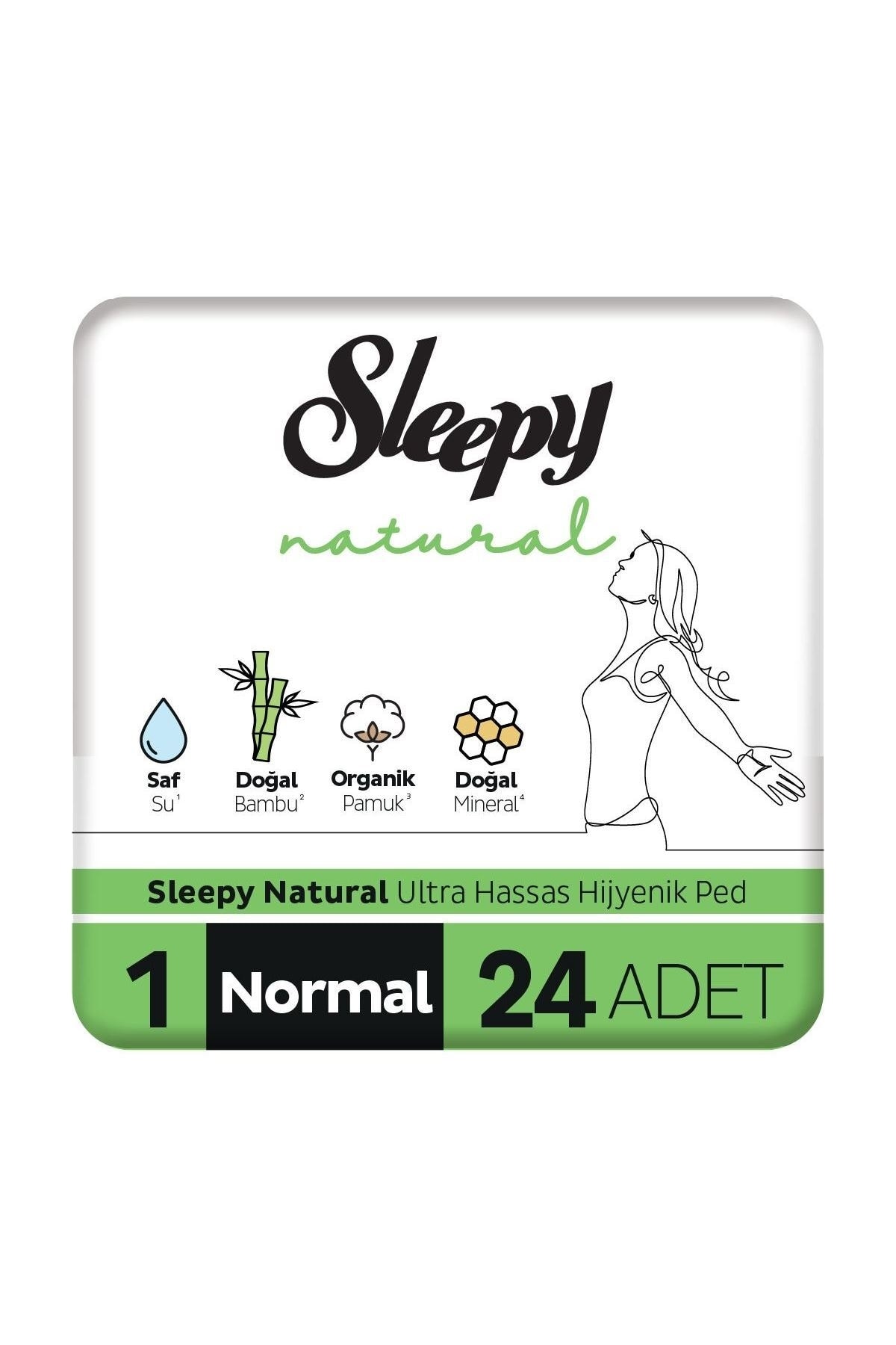 Sleepy Natural Ultra Hassas Hijyenik Ped Normal 24 Adet Ped Fiyatı ...