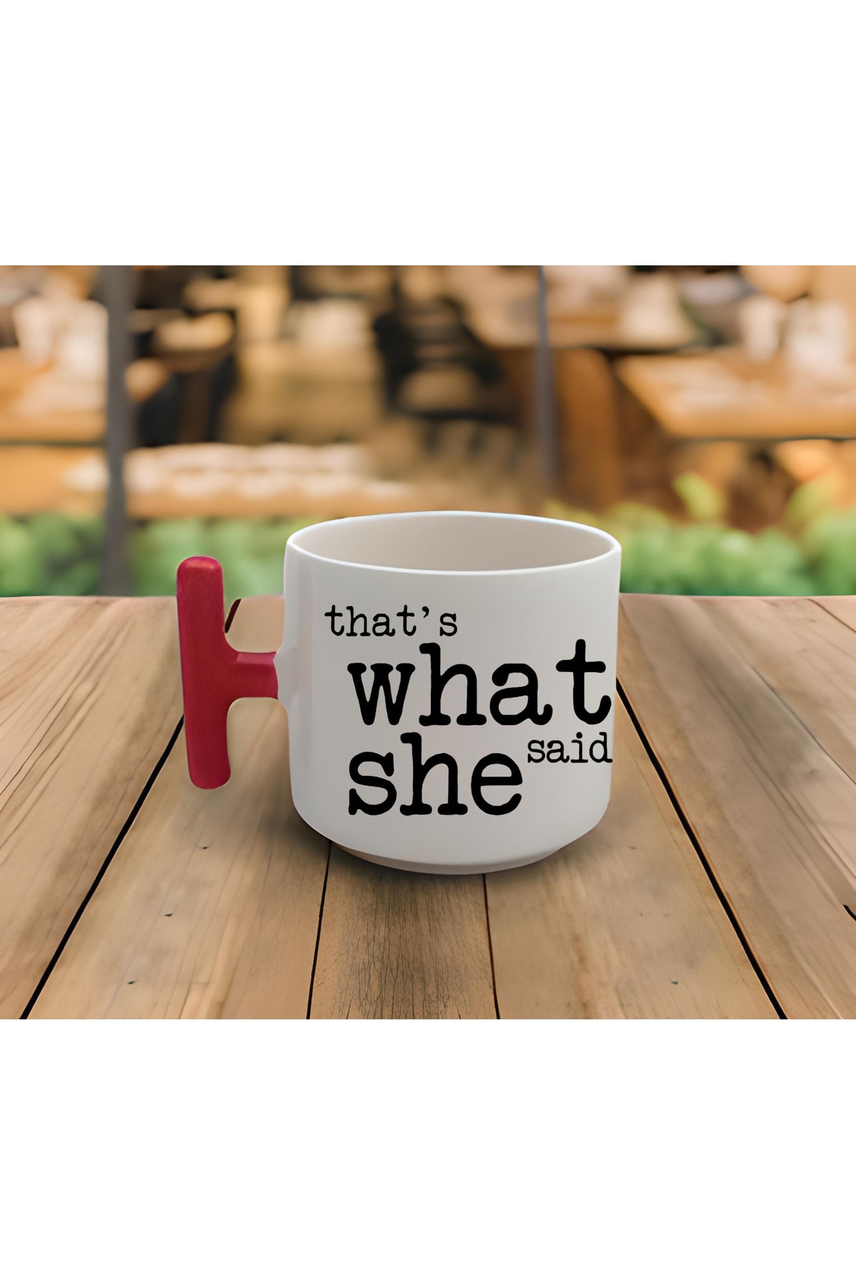 GünayStore Latte & Espresso Handmade That's What The Said Red T Handle ...