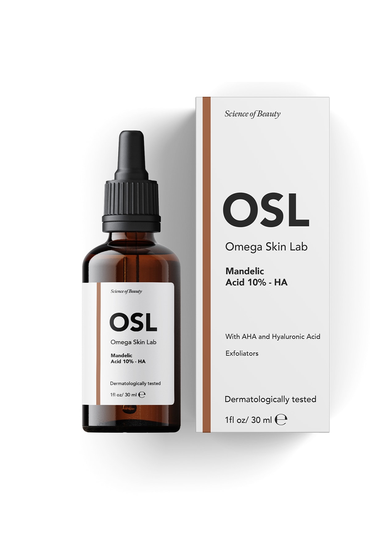 OSL Omega Skin Lab Mandelic Ha Serum 30ml (YAĞLI/AKNELİ CİLTLER İÇİN ...
