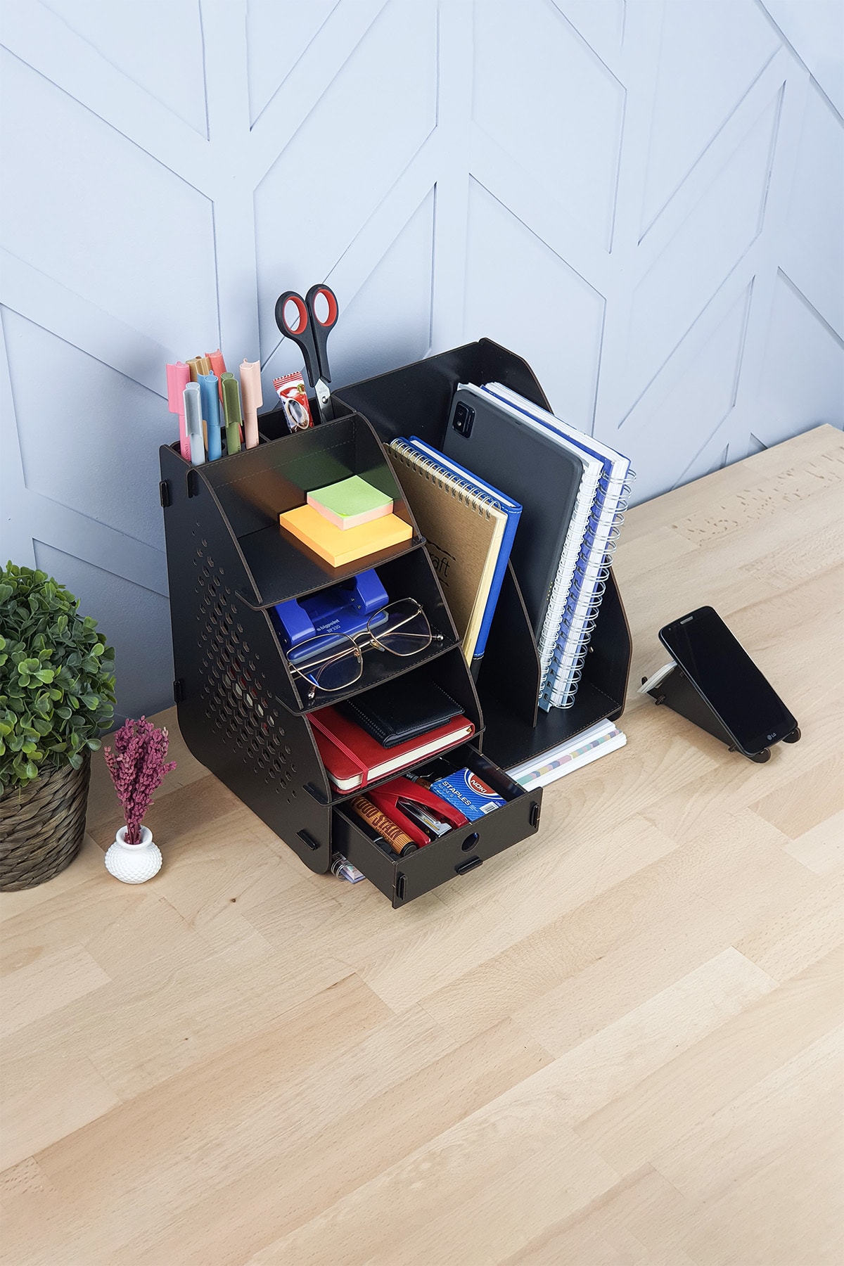 Design OTTO Focus Hexa Çekmeceli A4 Evrak Rafı Masaüstü Organizer ...