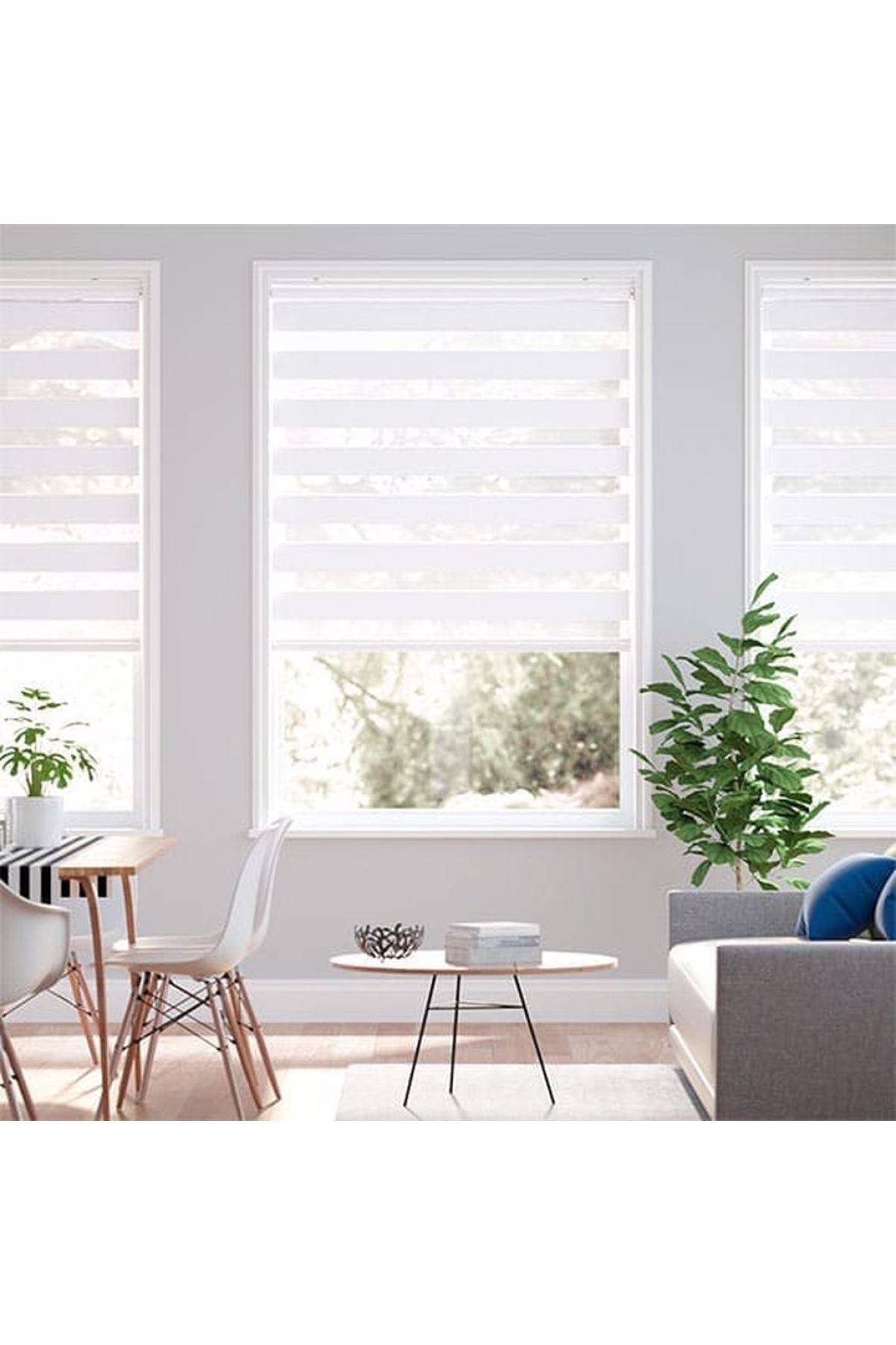 huk Zebra Stor Perde, Karartma Perde, Beyaz Zebra PerdeFiyatı ...