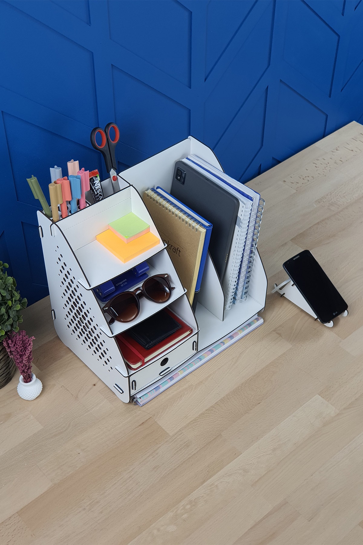 Design OTTO Focus Hexa Çekmeceli A4 Evrak Rafı Masaüstü Organizer ...