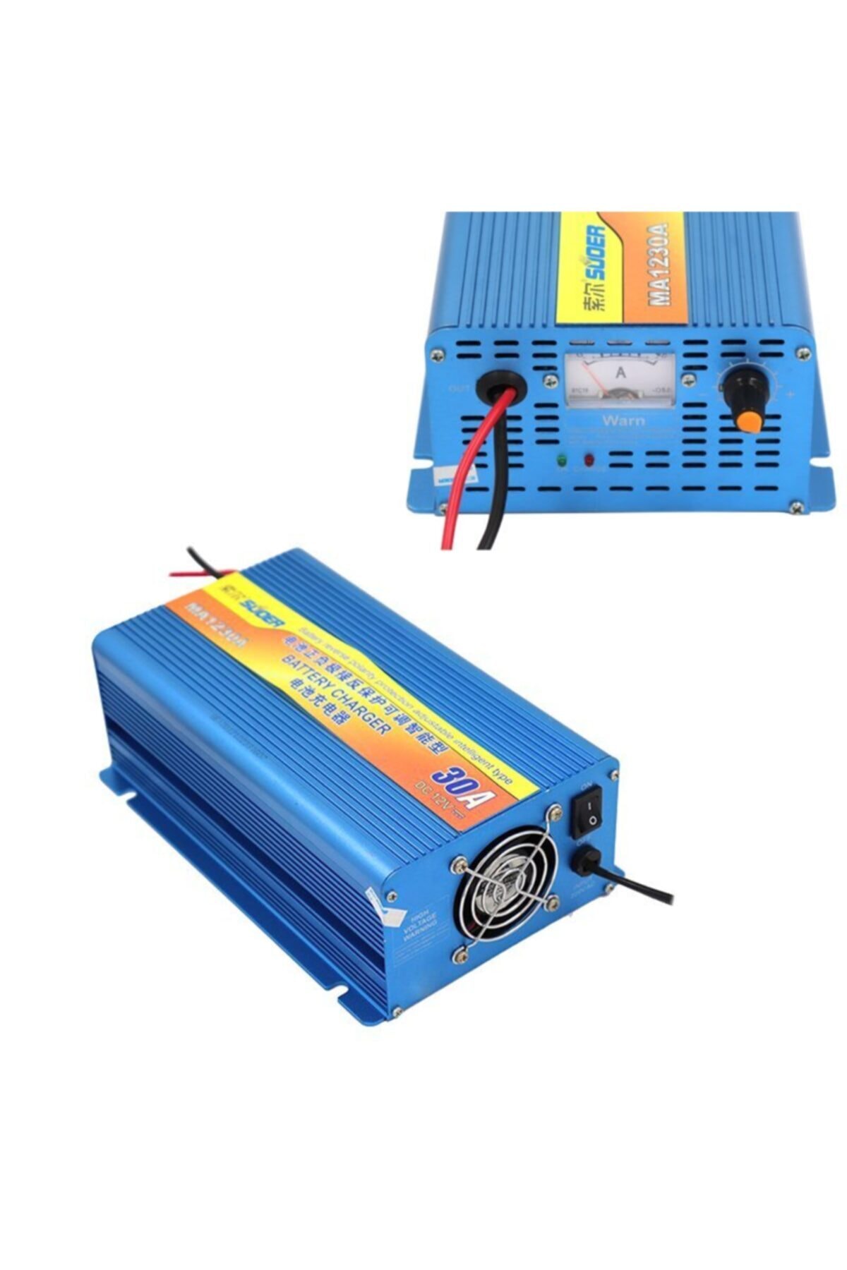 Powermaster Suoer Ma-1230a 12 Volt 30 Amper Akıllı Akü Şarj Cihazı ...