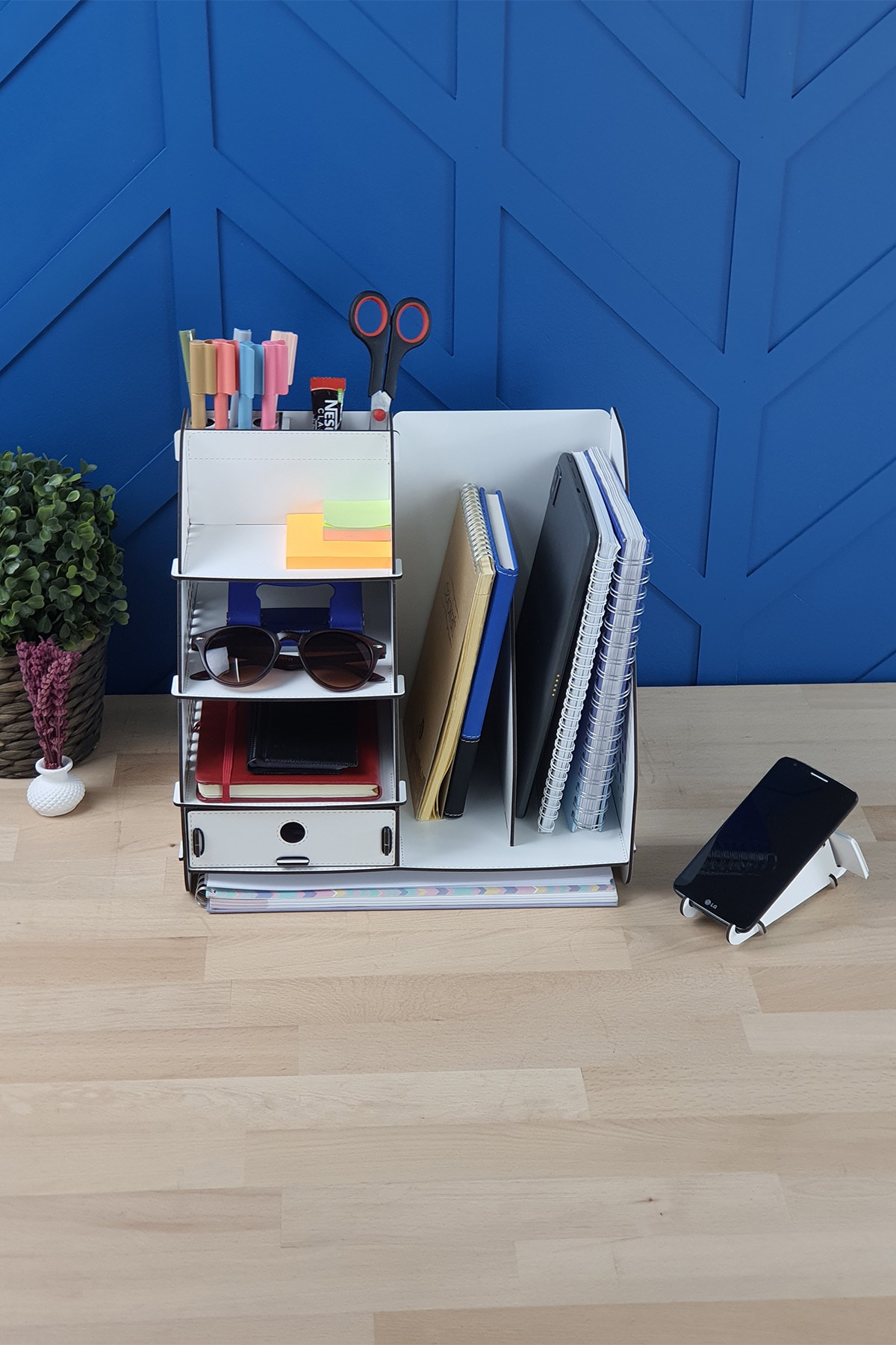 Design OTTO Focus Hexa Çekmeceli A4 Evrak Rafı Masaüstü Organizer ...