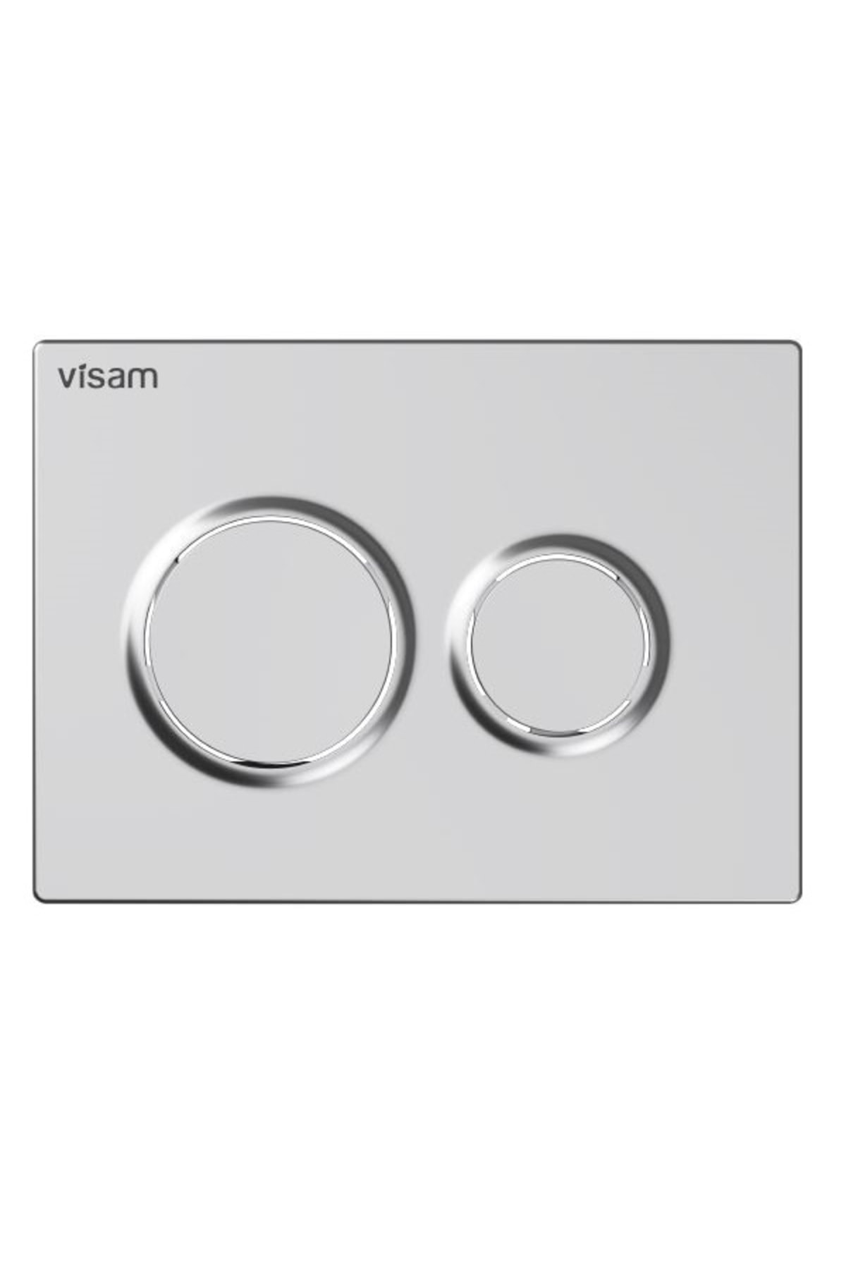 Visam Olimpos Iki Kademeli Parlak Krom Gömme Rezervuar Kumanda Paneli ...