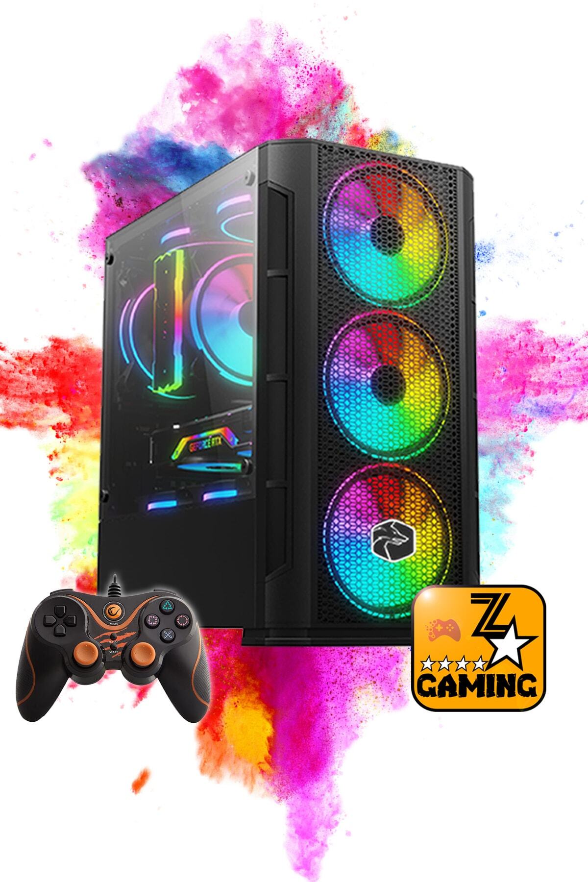 Zeiron Hyper X7 Ryzen 5 3600 16gb 256gb M.2+1tb Rtx3050 8gb Oyuncu ...