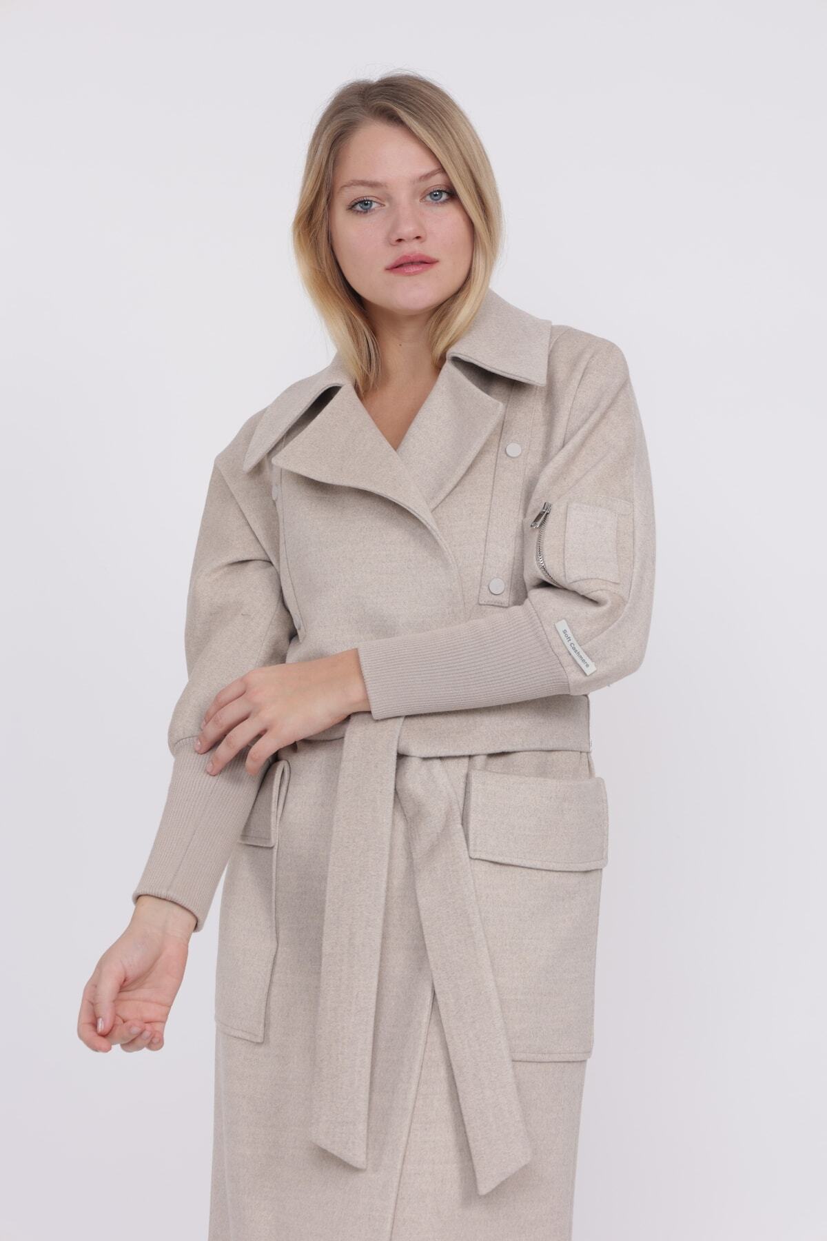 SAMUEL RHAWİ Kolları Triko Lüks Kumaş Kaban Fiyatı, Yorumları - Trendyol