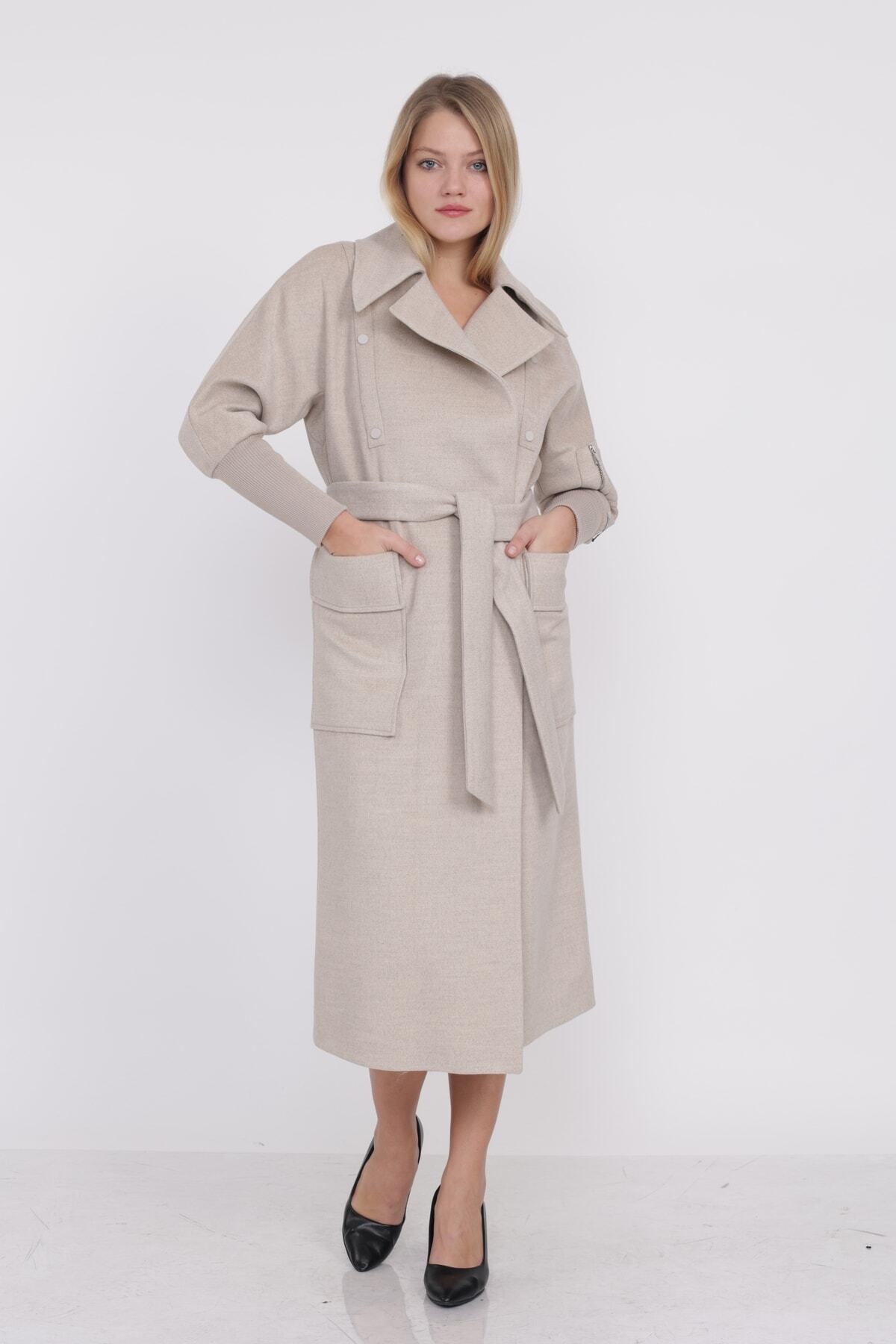 SAMUEL RHAWİ Kolları Triko Lüks Kumaş Kaban Fiyatı, Yorumları - Trendyol