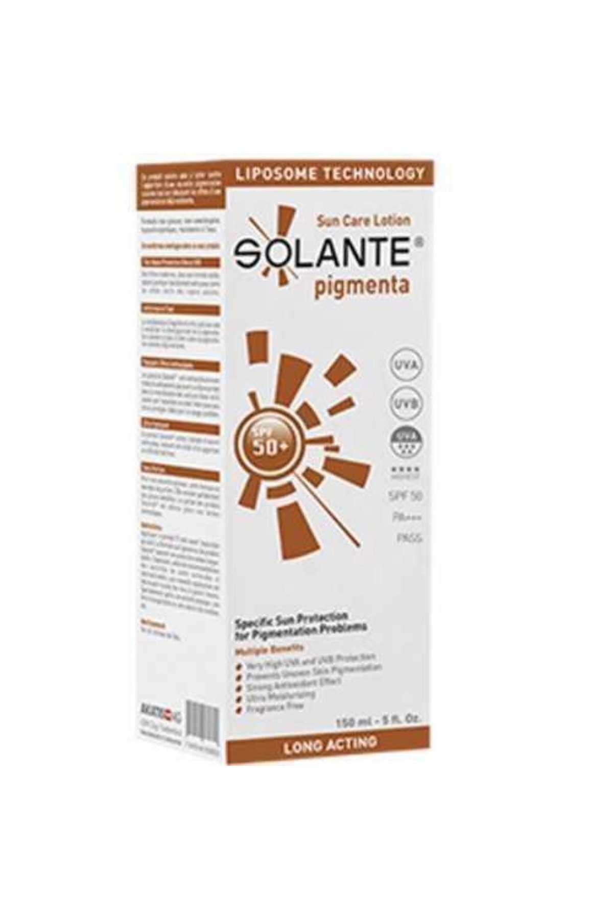Solante Pigmenta 150 ml Spf 50 Ve Action Longue Duree - Fiyatı, Yorumları