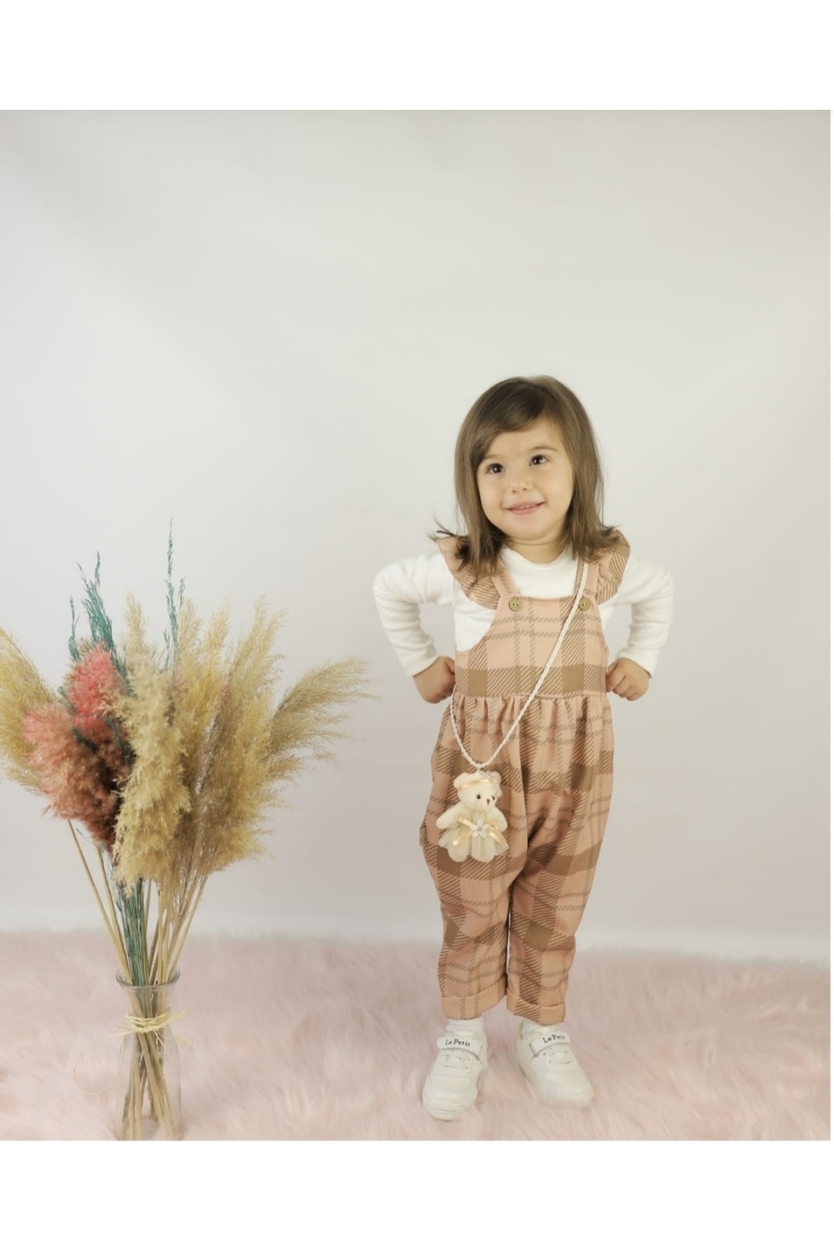 Nafakon Liluu Kız Çocuk/havuç Model/ Ekoseli Iç Body'li Mevsimlik ...