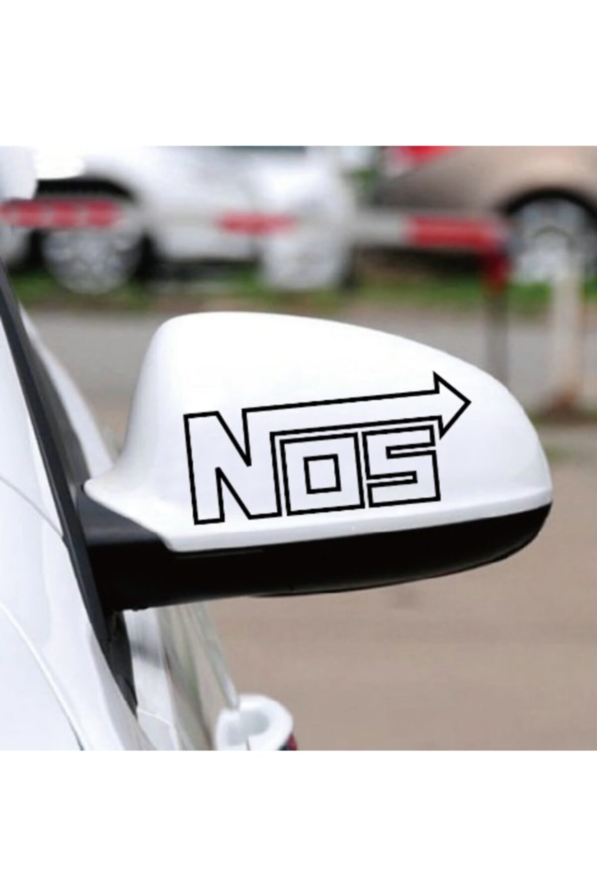 TSC Nos Modified Side mirror Car Sticker Bonding 2 Pieces- Trendyol