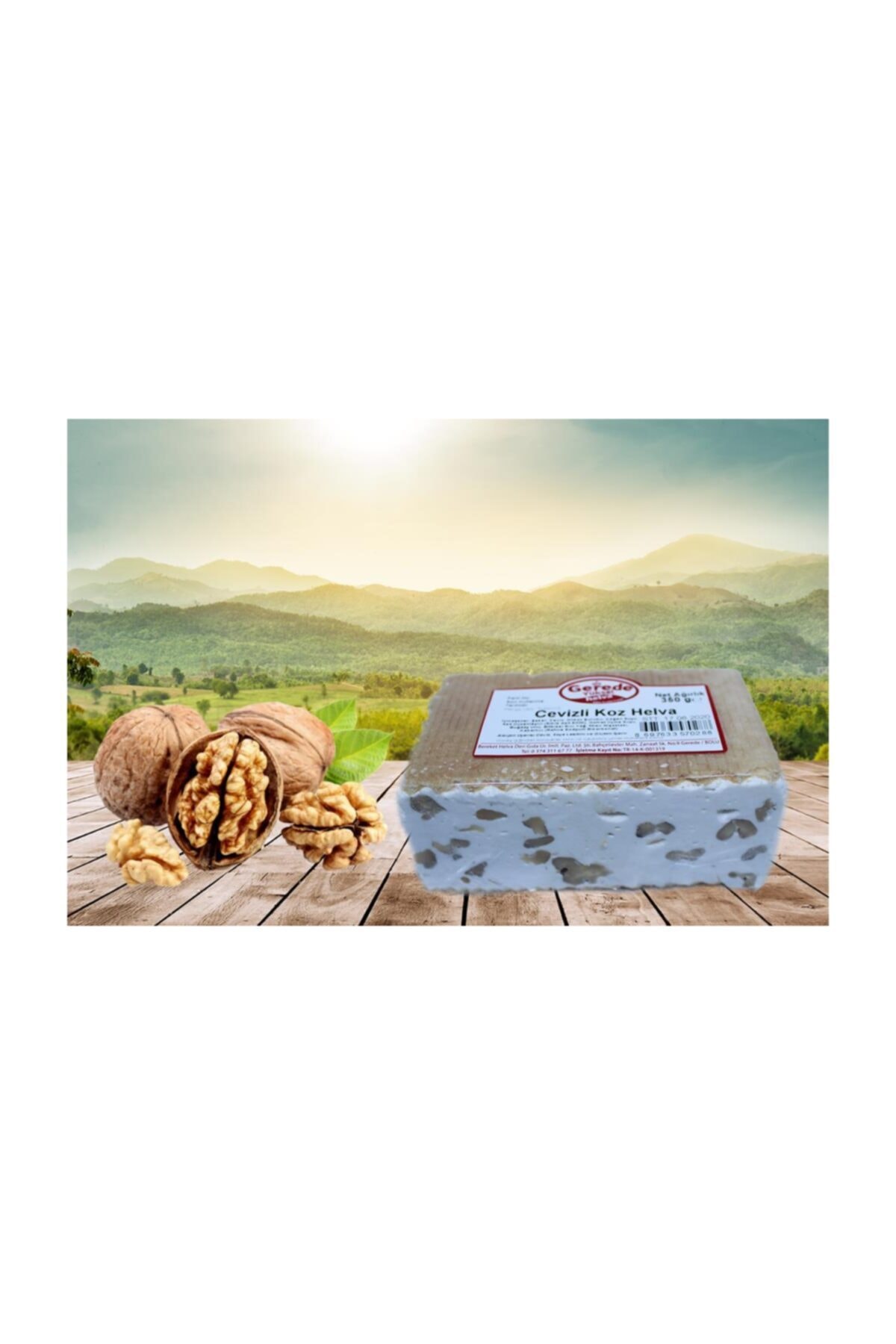 Gerede Yüksel Helva Gerede Gofretli Koz Helva Cevizli 350gr - Fiyatı ...