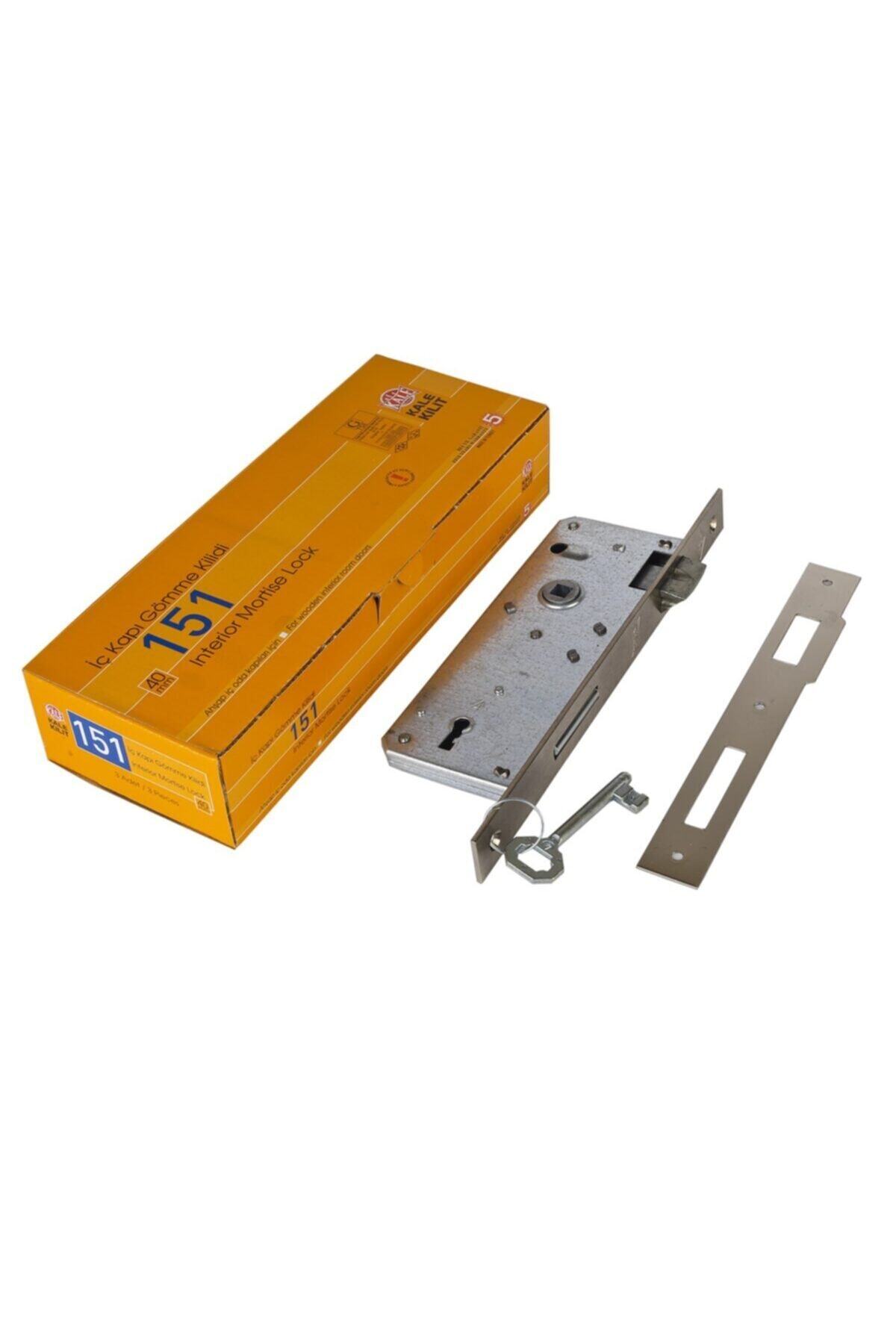 KALE 151 Inner Door Recessed Room Lock 40 Mm Nickel - Trendyol