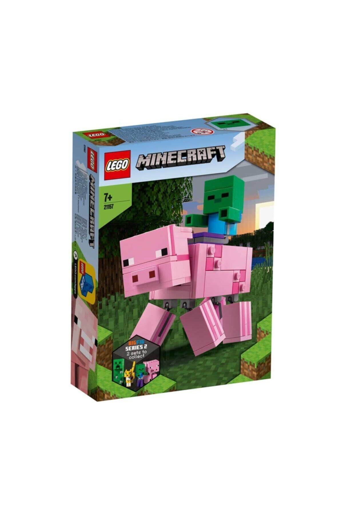 LEGO Minecraft Bigfig Domuz Ile Bebek Zombi 159 Parça 21157 Fiyatı ...