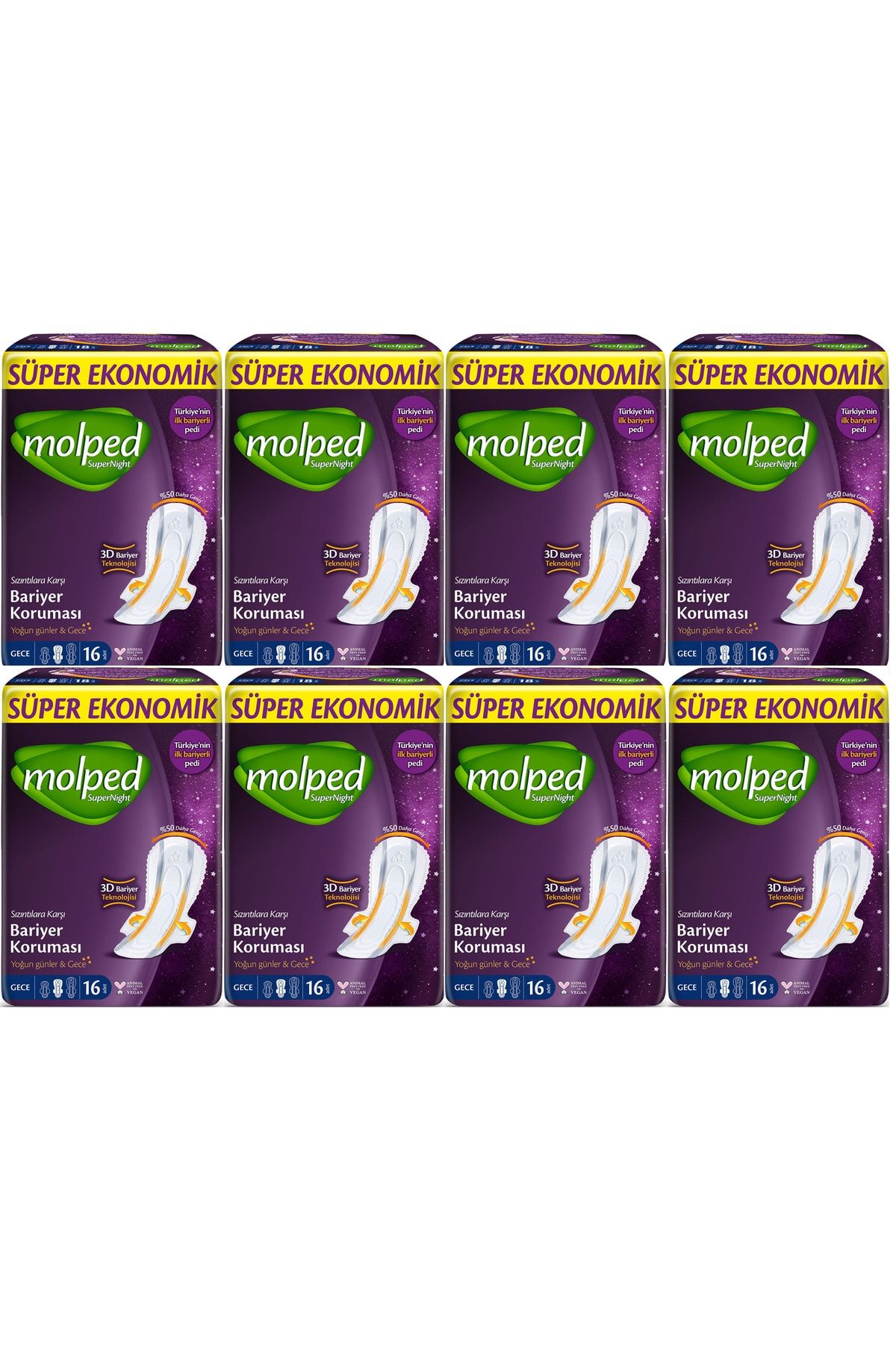Molped Supernight Hijyenik Ped Gece Ekstra Uzun 16'lı 8 Adet Fiyatı ... Molped Supernight Hijyenik Ped Gece Ekstra Uzun 16'lı 8 Adet Fiyatı ...