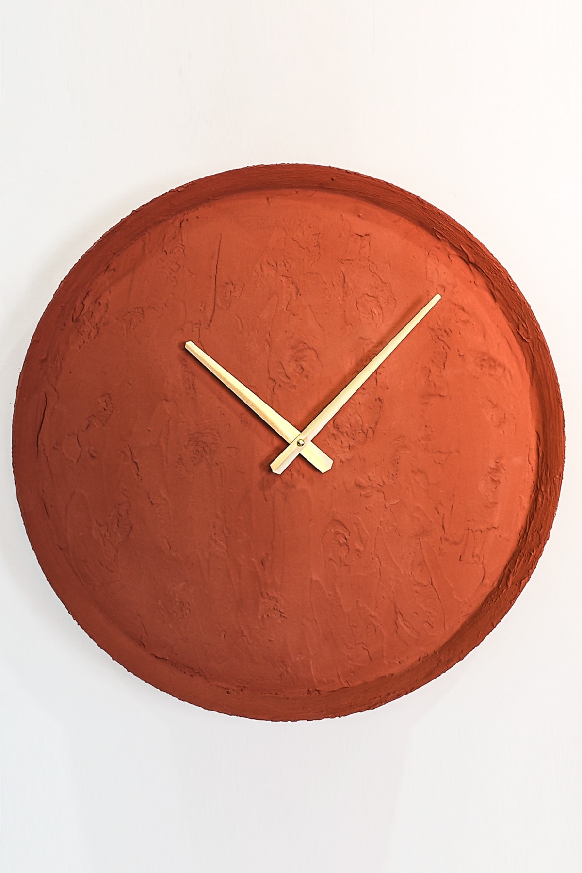 Artepera Earthy Metal Kiremit Rengi Duvar Saati (CRETEC) - Sessiz Ev ...