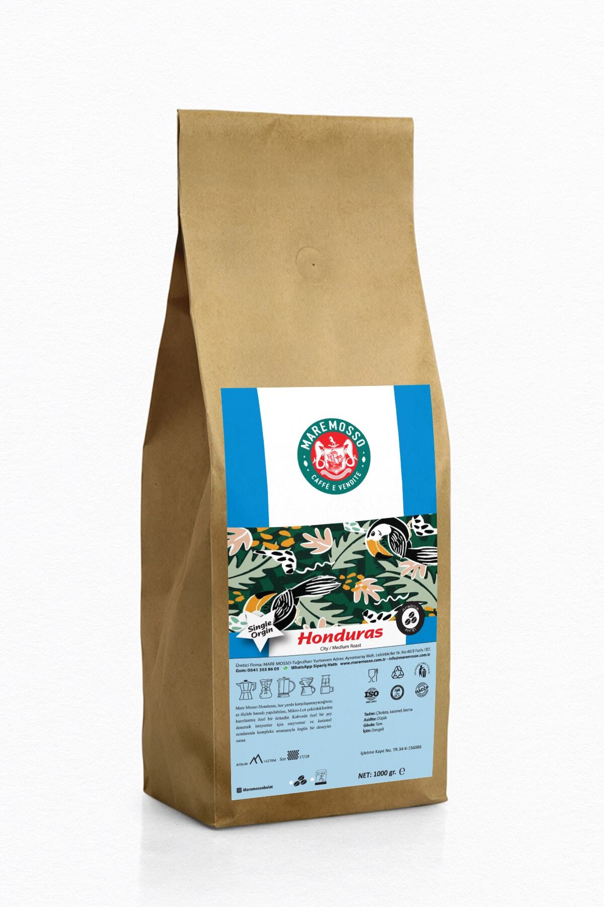 Mare Mosso Caffe ê Vendite Honduras Yöresel (ÖĞÜTÜLMÜŞ VEYA ÇEKİRDEK ...