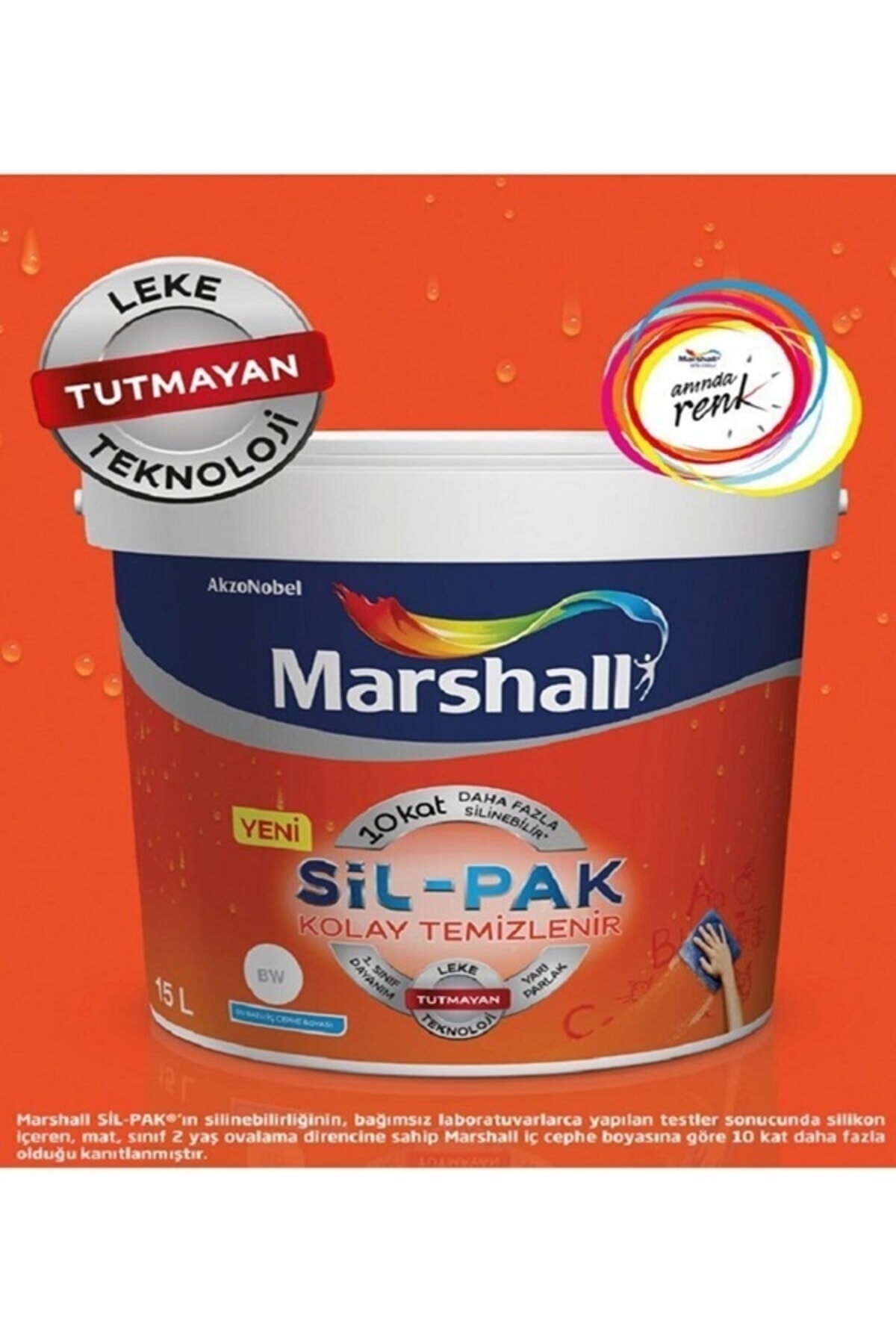 Marshall Silpak Silikonlu Silinebilir Leke Tutmayan Iç Cephe Duvar ...