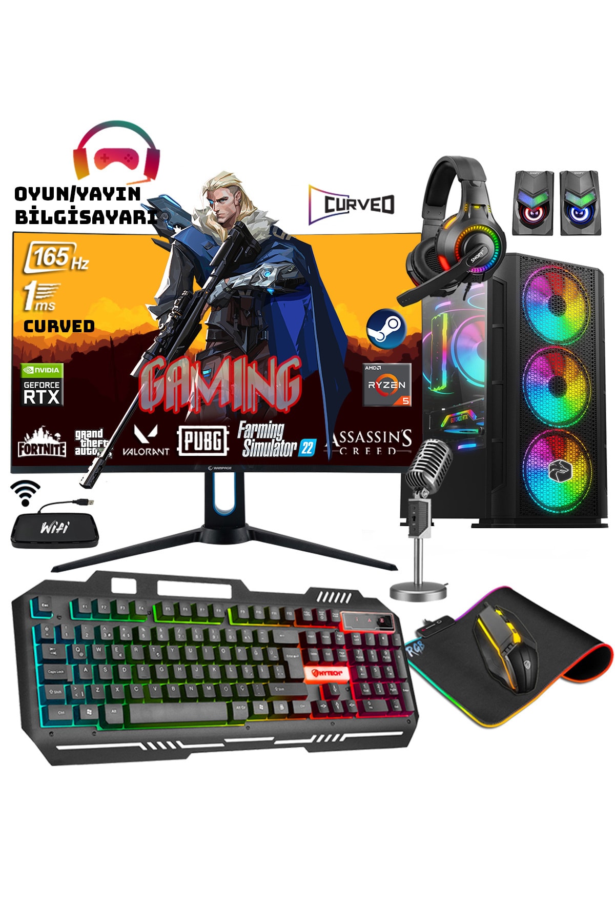 Zeiron Legend X90 Ryzen 5 3600 32gb 512gb M.2 Nvme Ssd Rtx3050 27 ...