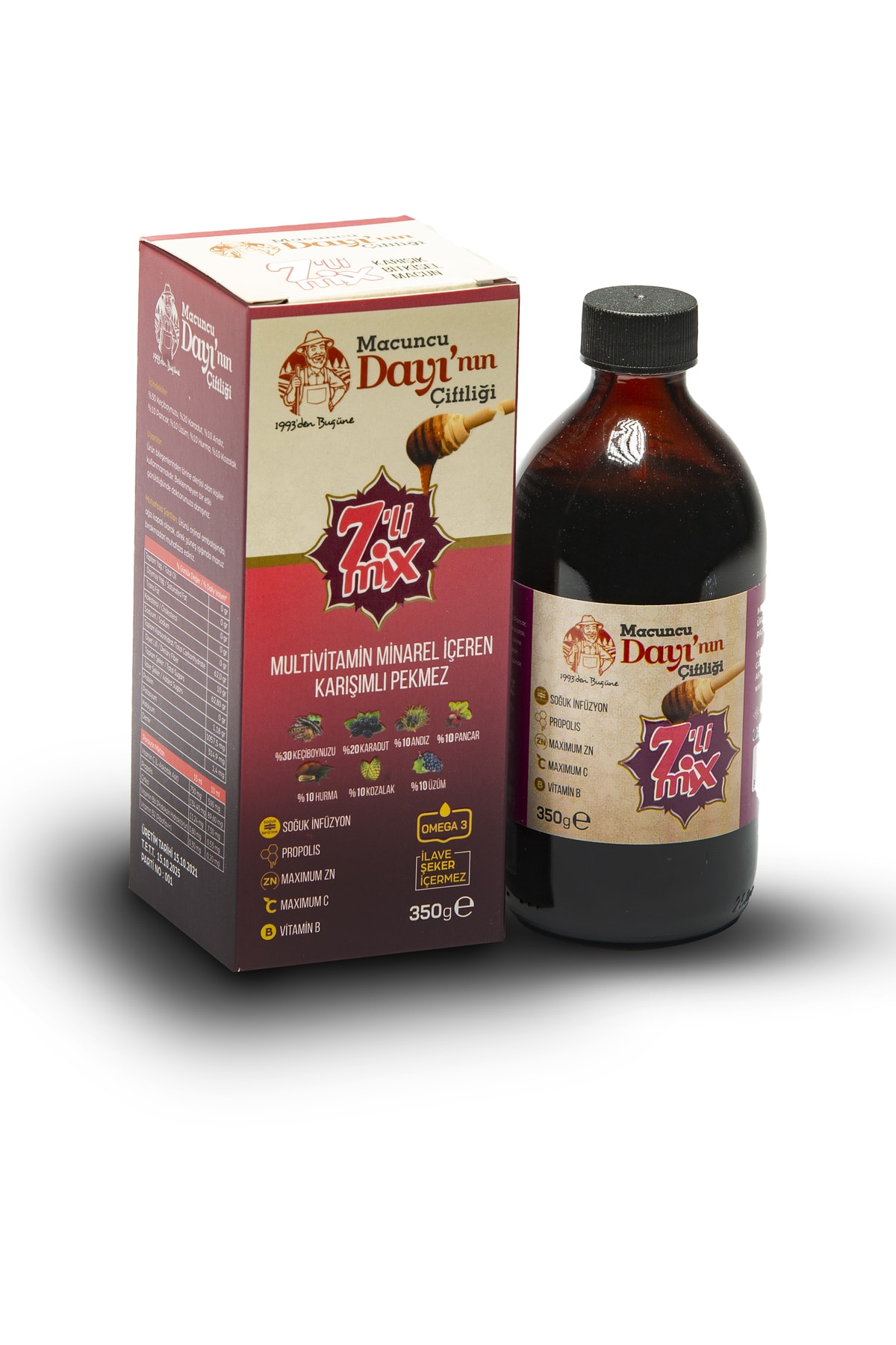 MESİRİ SİFA DOĞAL 7 Li Mix Multivitamin Minarel Içeren Karışımlı Pekmez ...