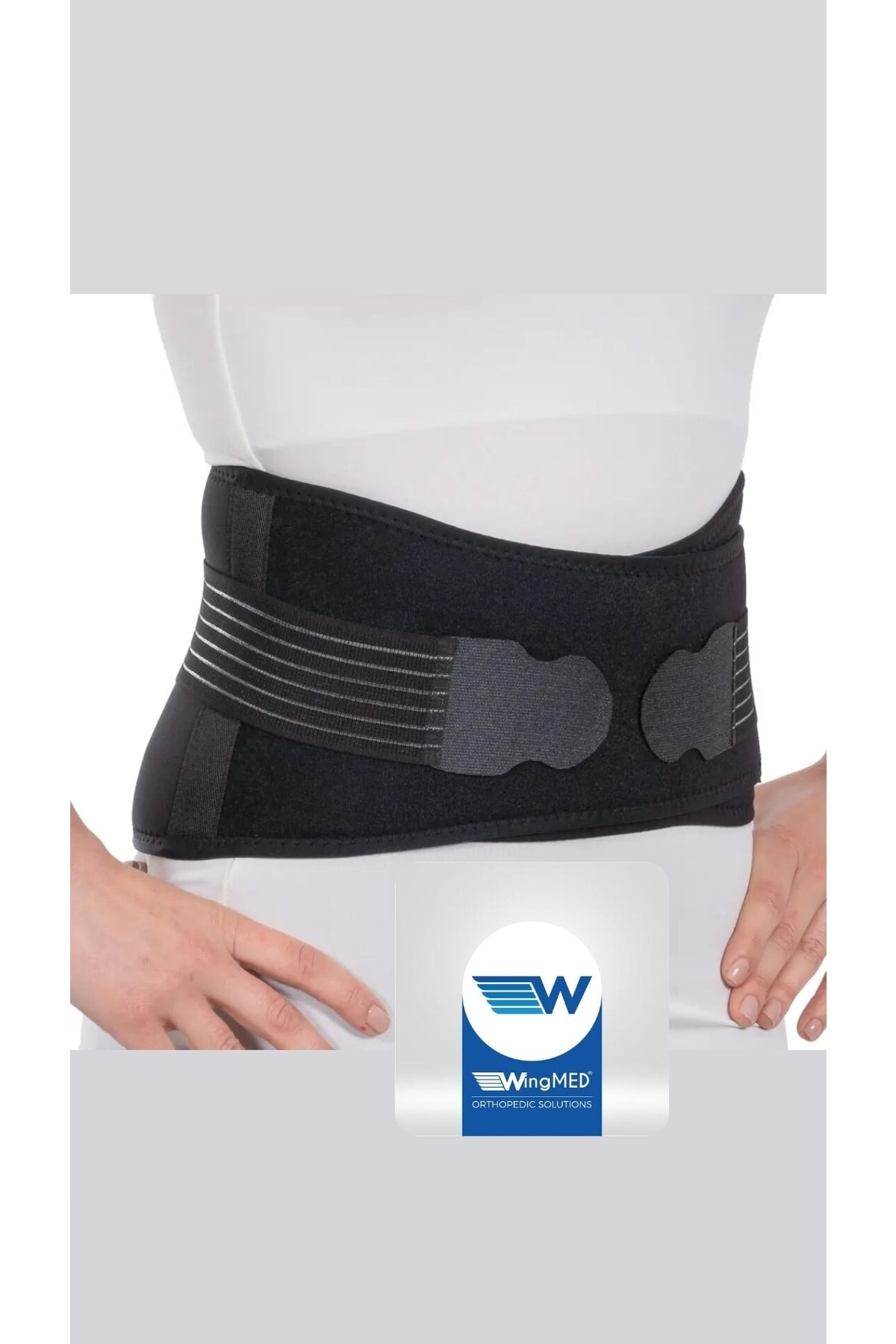 Wingmed Neopren Çalışma Korse 16 Cm Standart Beden Cırt Ayarlı Bel ...