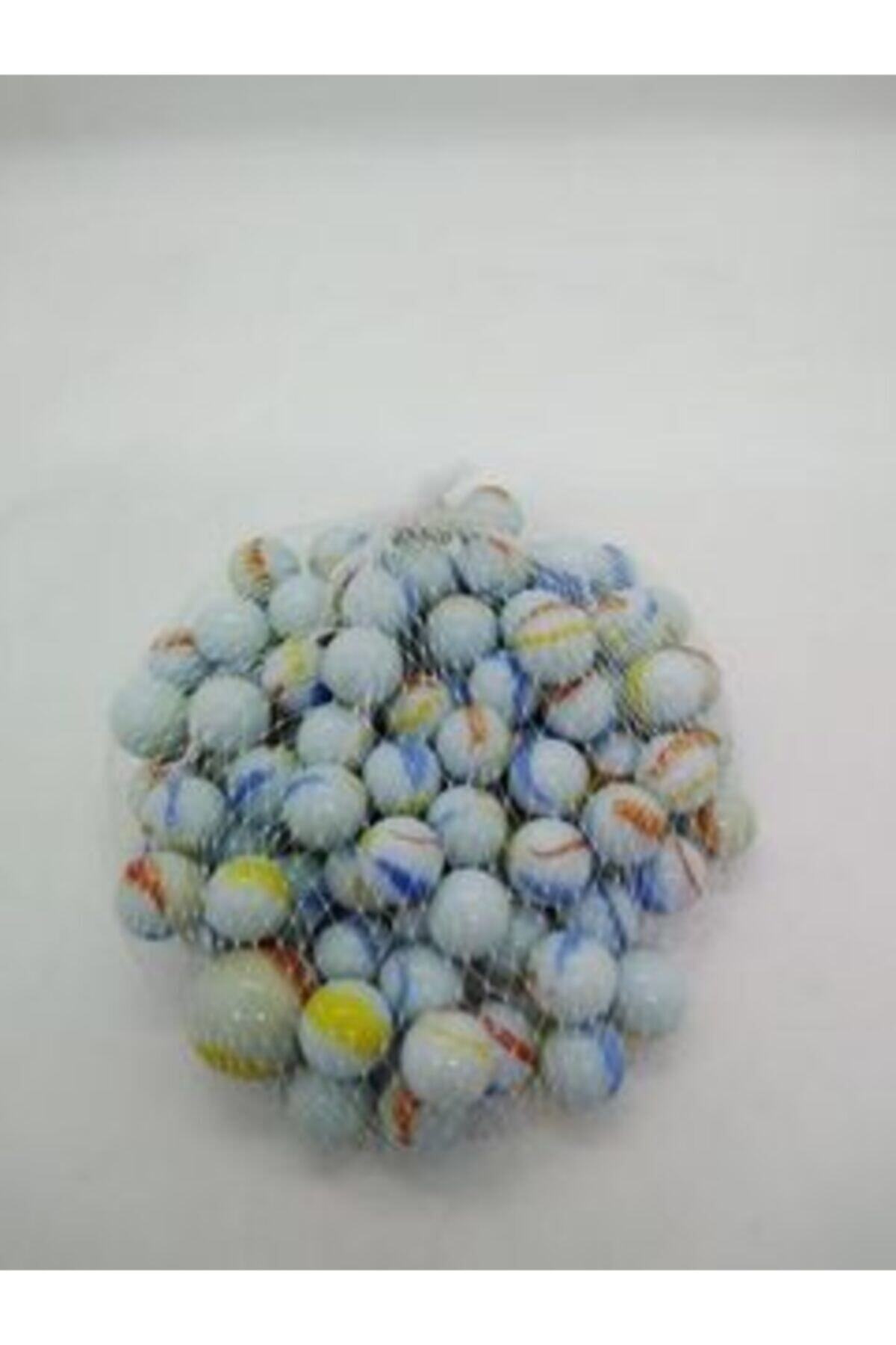 100 Marbles 100 Adet Misket Filede 100'lü Misket Bilye Cam Misket ...