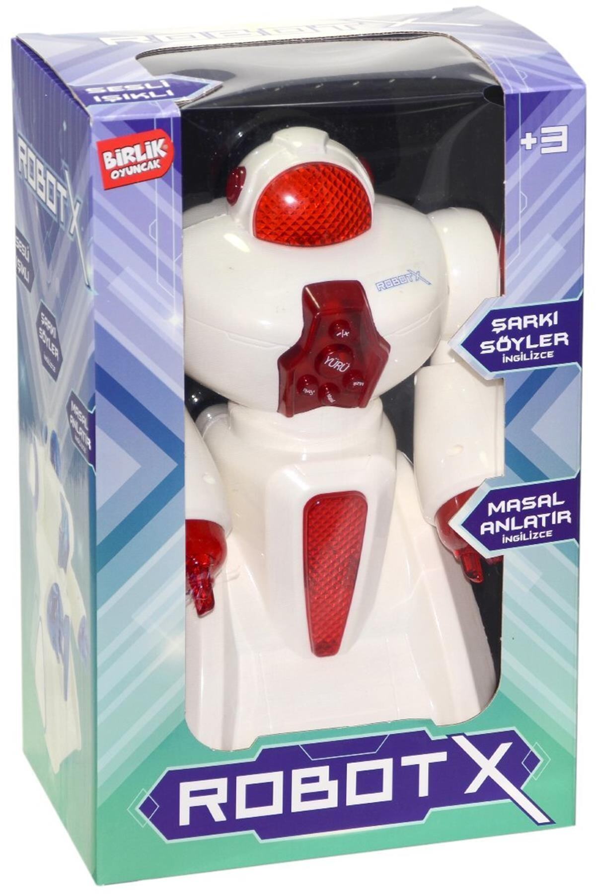 Genel Markalar Oyuncak Kutulu Pilli Türkçe Konuşan Robot X Oyuncak ...