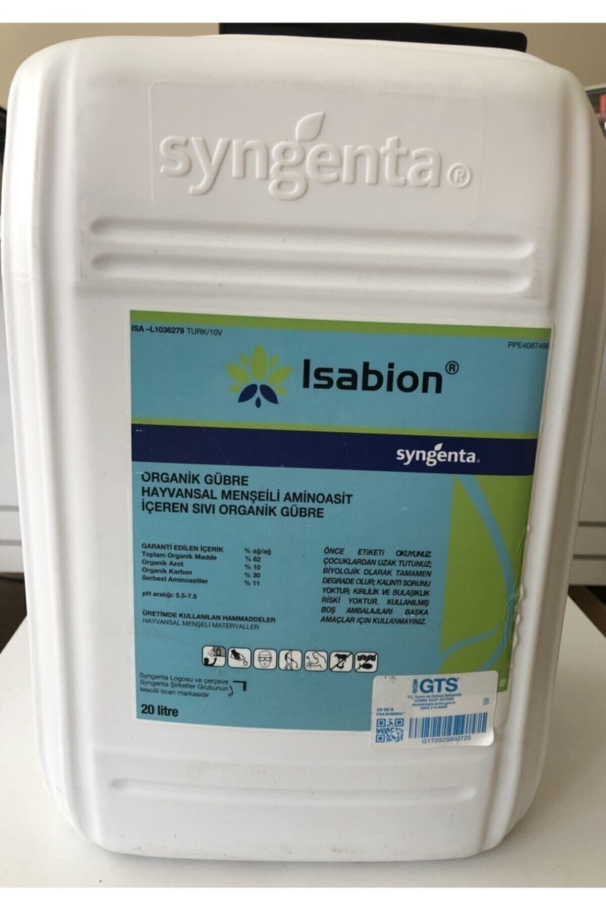 syngenta Isabion (SIVI ORGANİK GÜBRE) - 20 Lt - Yeni Ürün - Eken ...