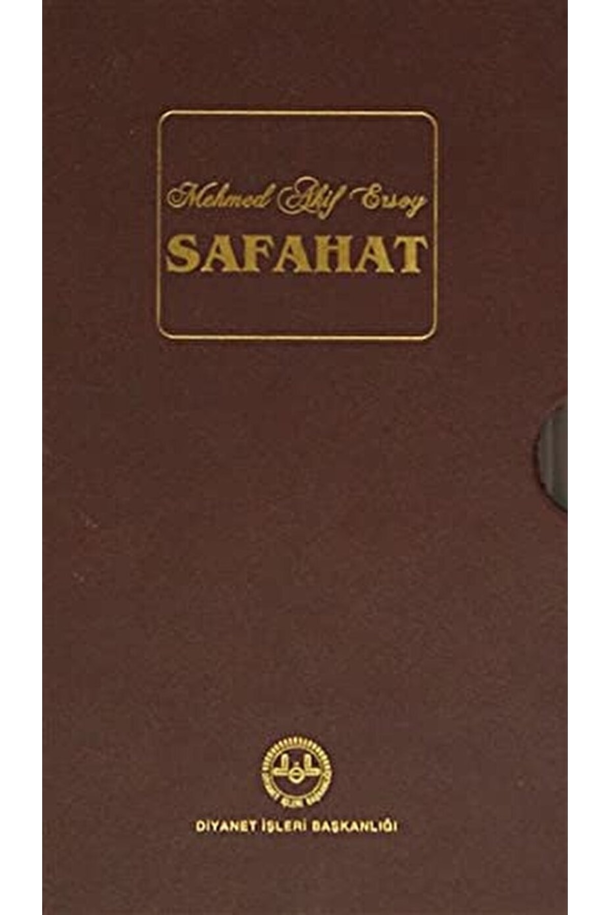 Diyanet İşleri Başkanlığı Safahat / Mehmet Akif Ersoy / / 9789751902115 ...