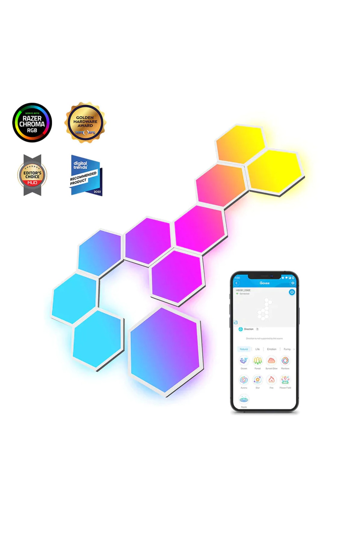 Govee Glide Hexa Light Panels Altıgen Işıklı Paneller - Fiyatı, Yorumları