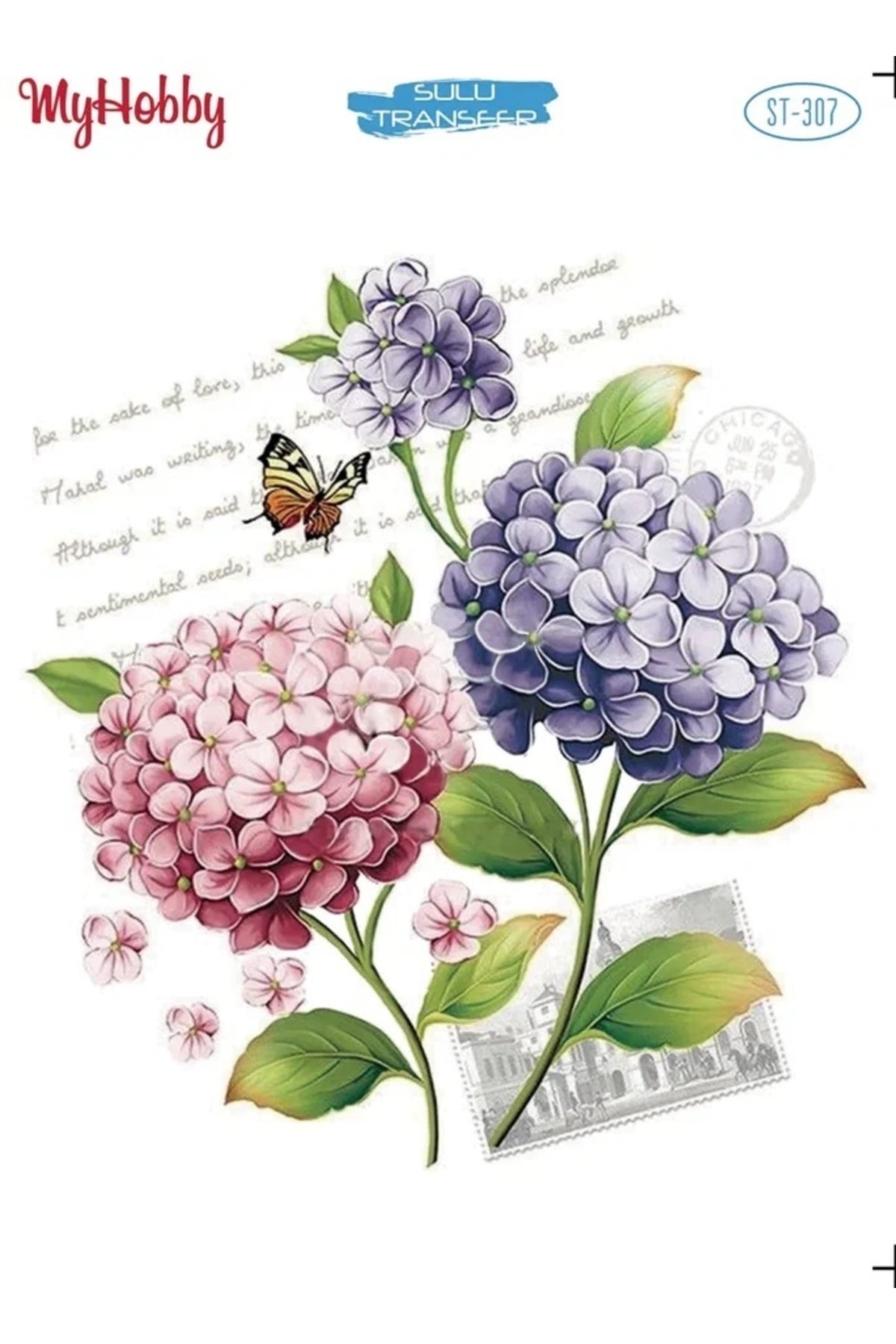 MyHobby Sulu Transfer Kağıdı St 307 25x35 Cm - Fiyatı, Yorumları
