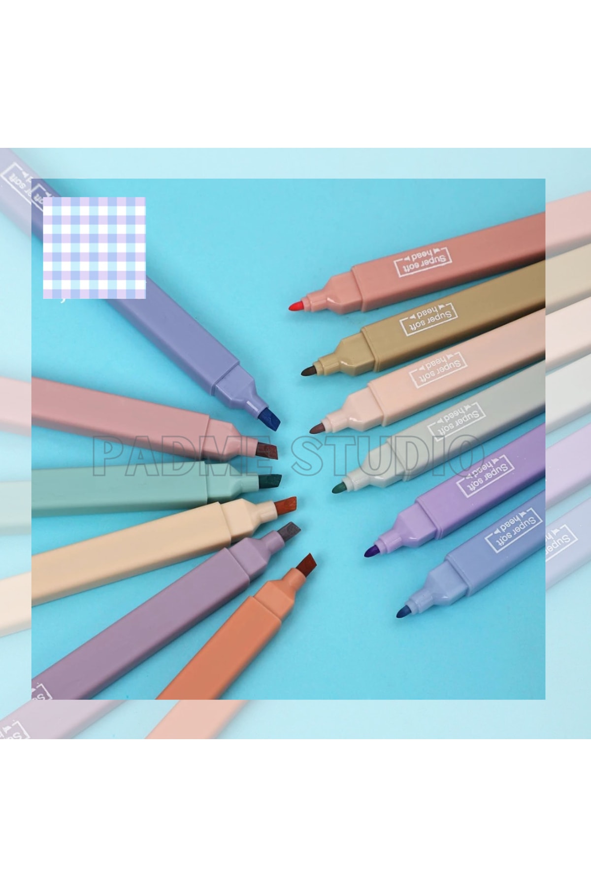 Padme studio Çift Başlıklı Super Soft Renkli 6'lı Fosforlu Kalem Fiyatı ...