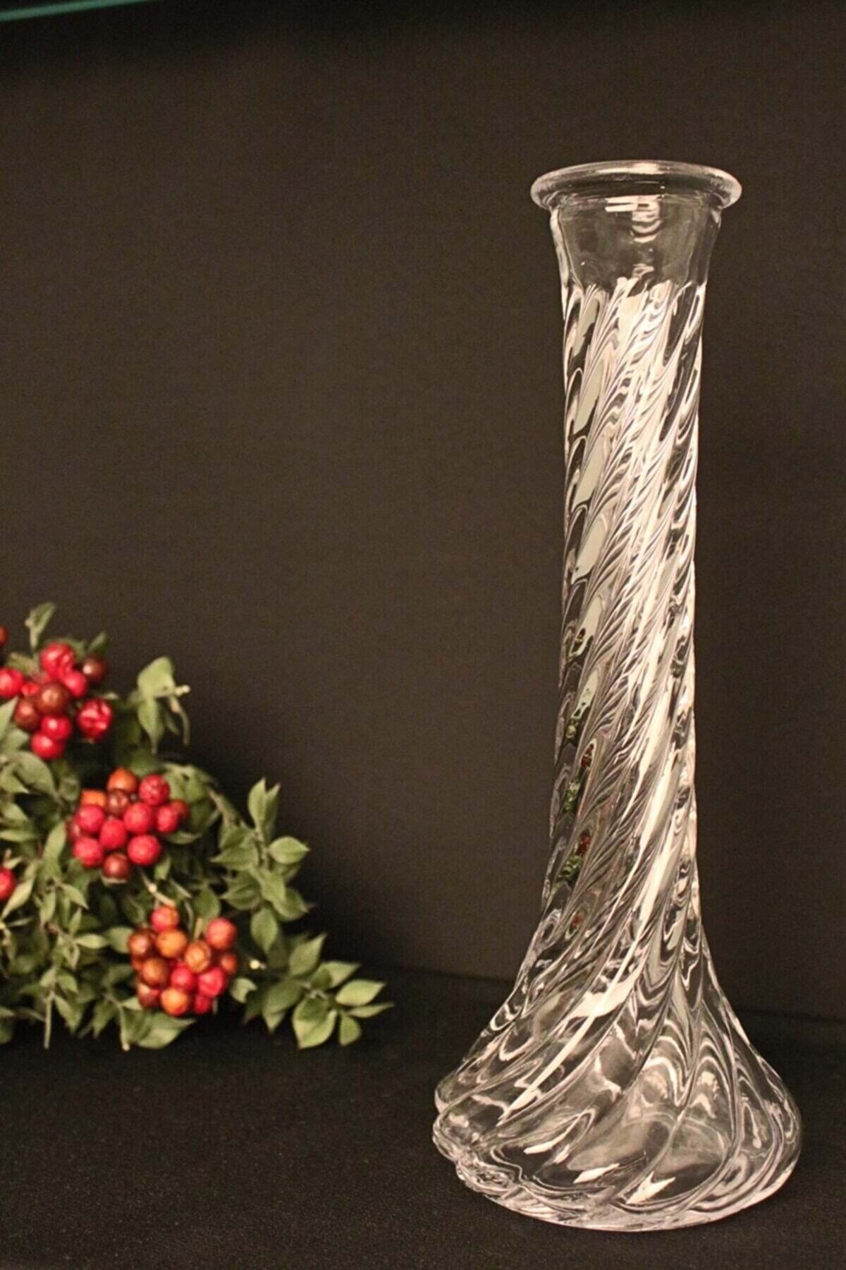 Jenisa Cam El Yapımı Burgu Model Karanfil Gül Vazosu 2 Adet Va.krl.005 Fiyatı, Yorumları - Trendyol