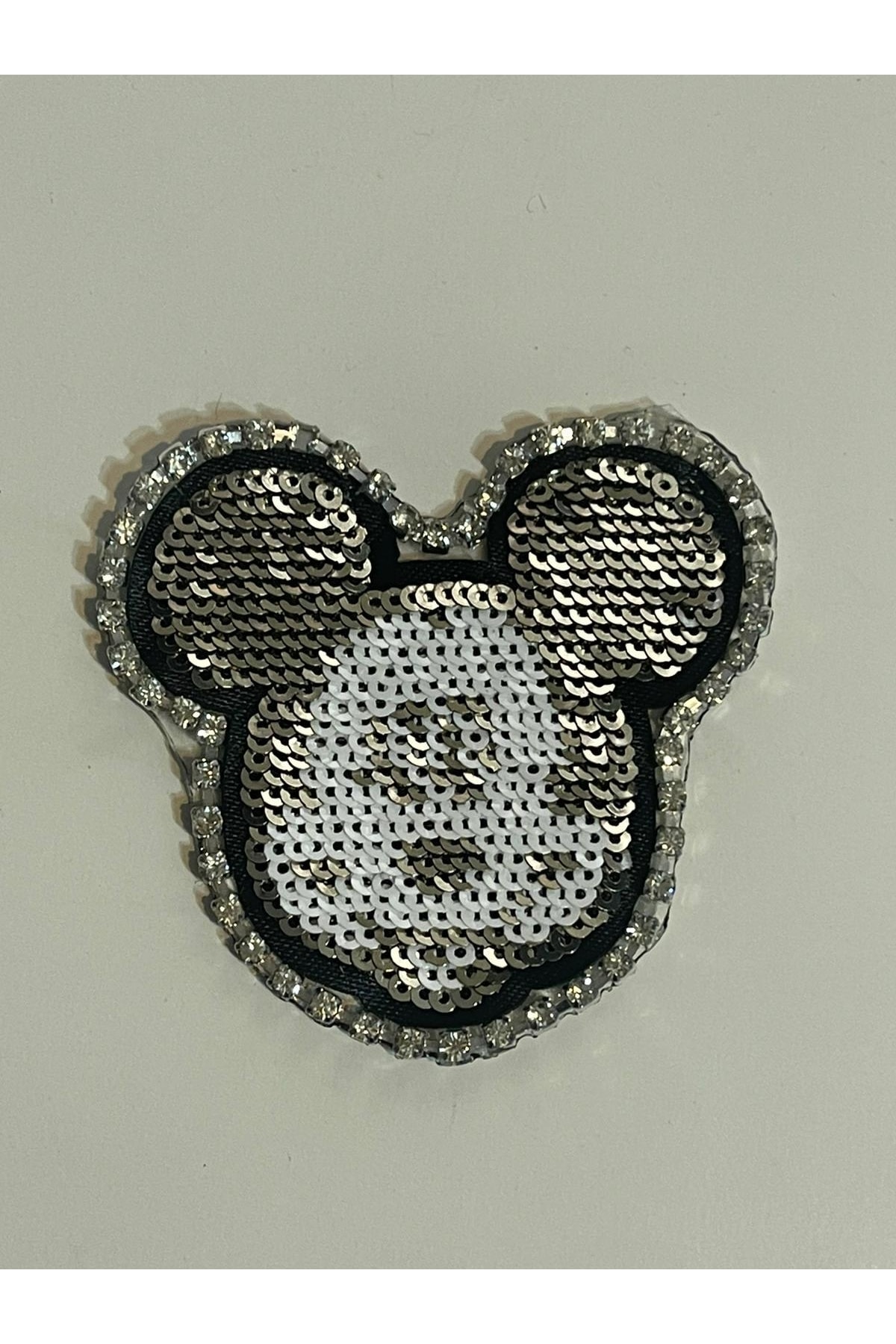 Gönülden Tasarım 5x5 Cm Ütü Ile Yapışan Mickey Mouse Pul Payetli Aplike ...